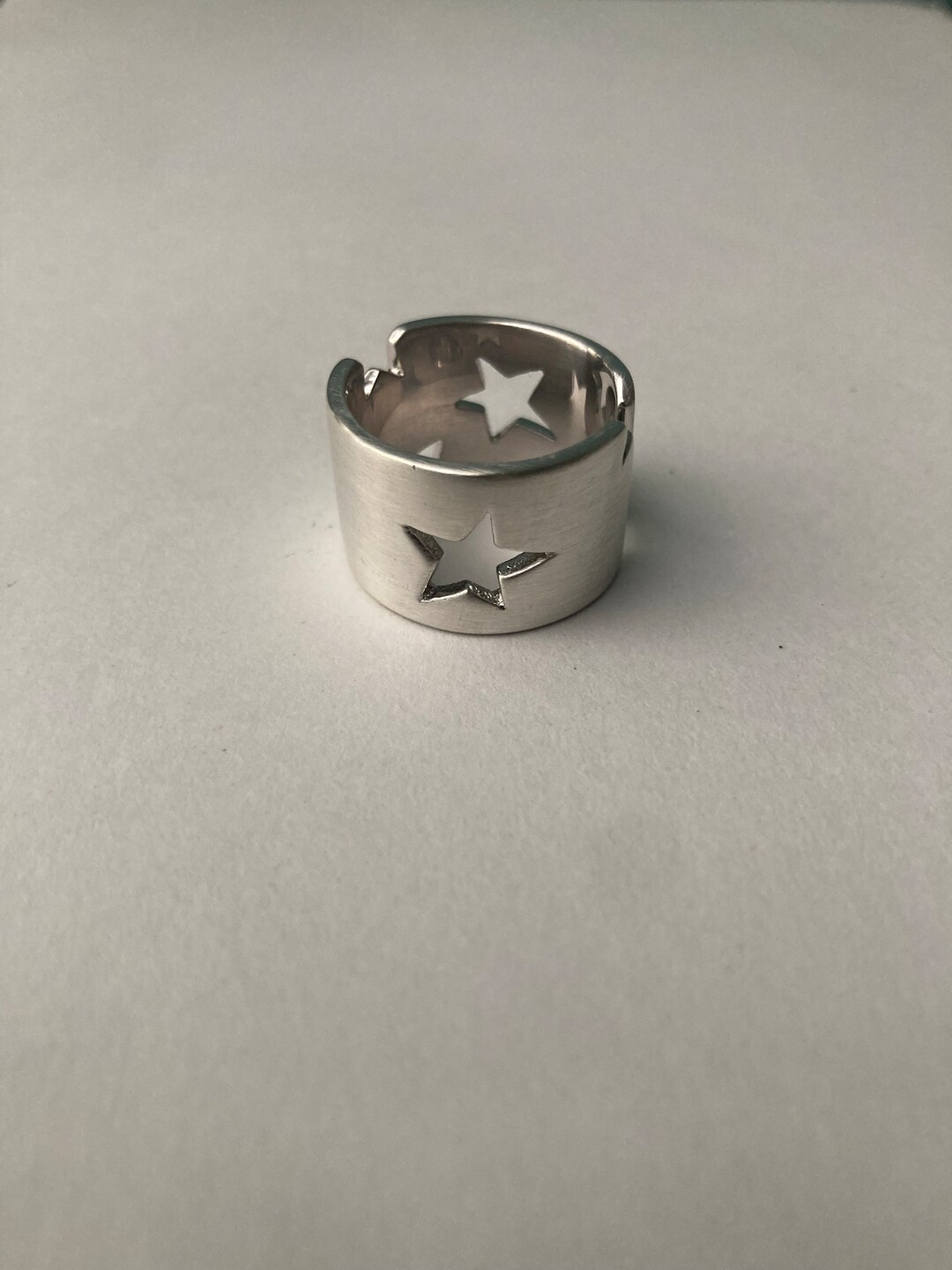 Thierry Mugler Iconic Vintage Sterling Silver 925 Ring ,,older Logo - Etsy
