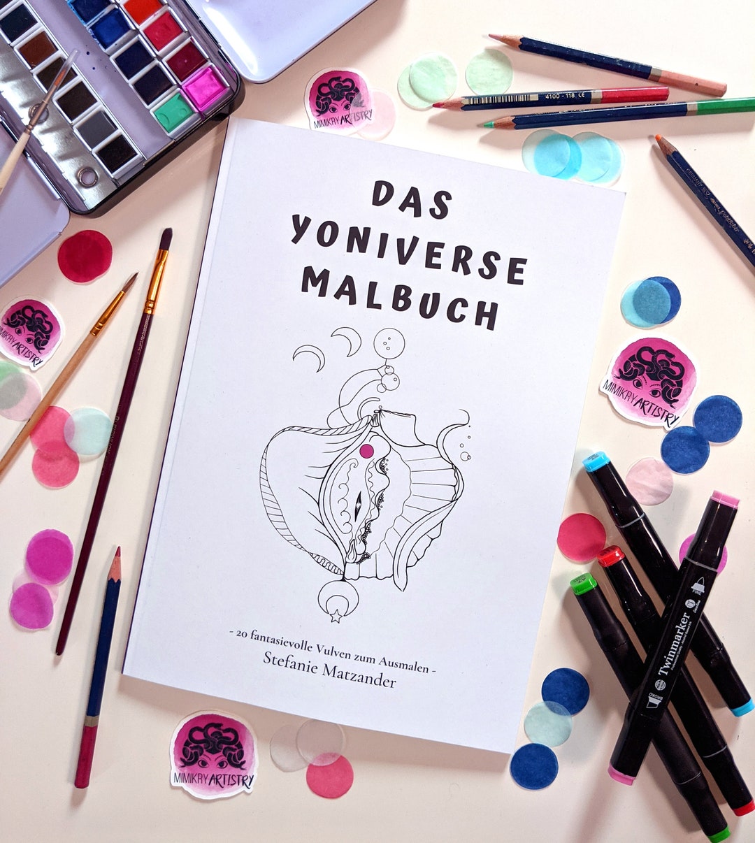 The Yoni Coloring Book For Adults 20 Imaginative Vaginas To Color In