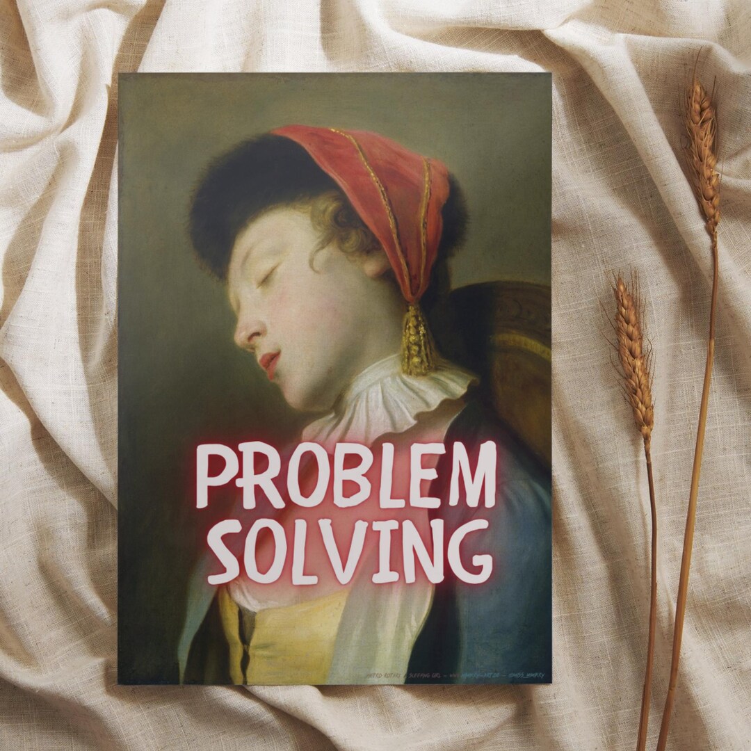 Problem Solving - Art Memes: Old Paintings in a New Look - A4 or A5 on ...