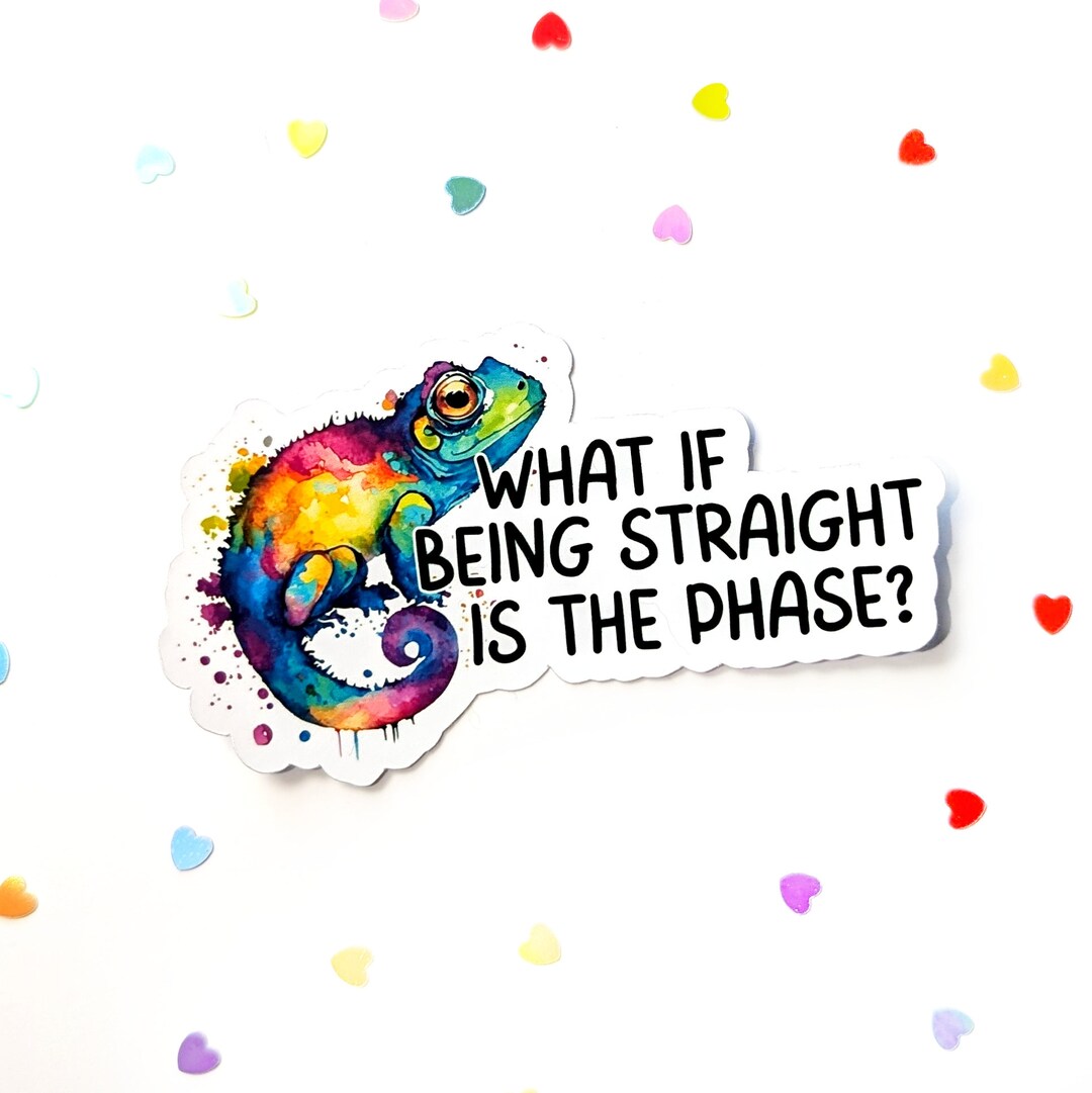 Straight Phase - Feminist Stickers | Show Your Message | Support People ...
