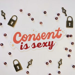 The Consent Sticker Set - Wholesome Sticker Made of Vinyl - Etsy