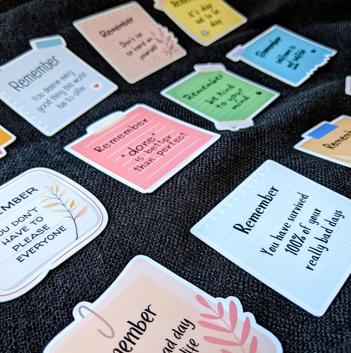 Mental Health Post Its Reminder Set Psychology Sticker | Etsy