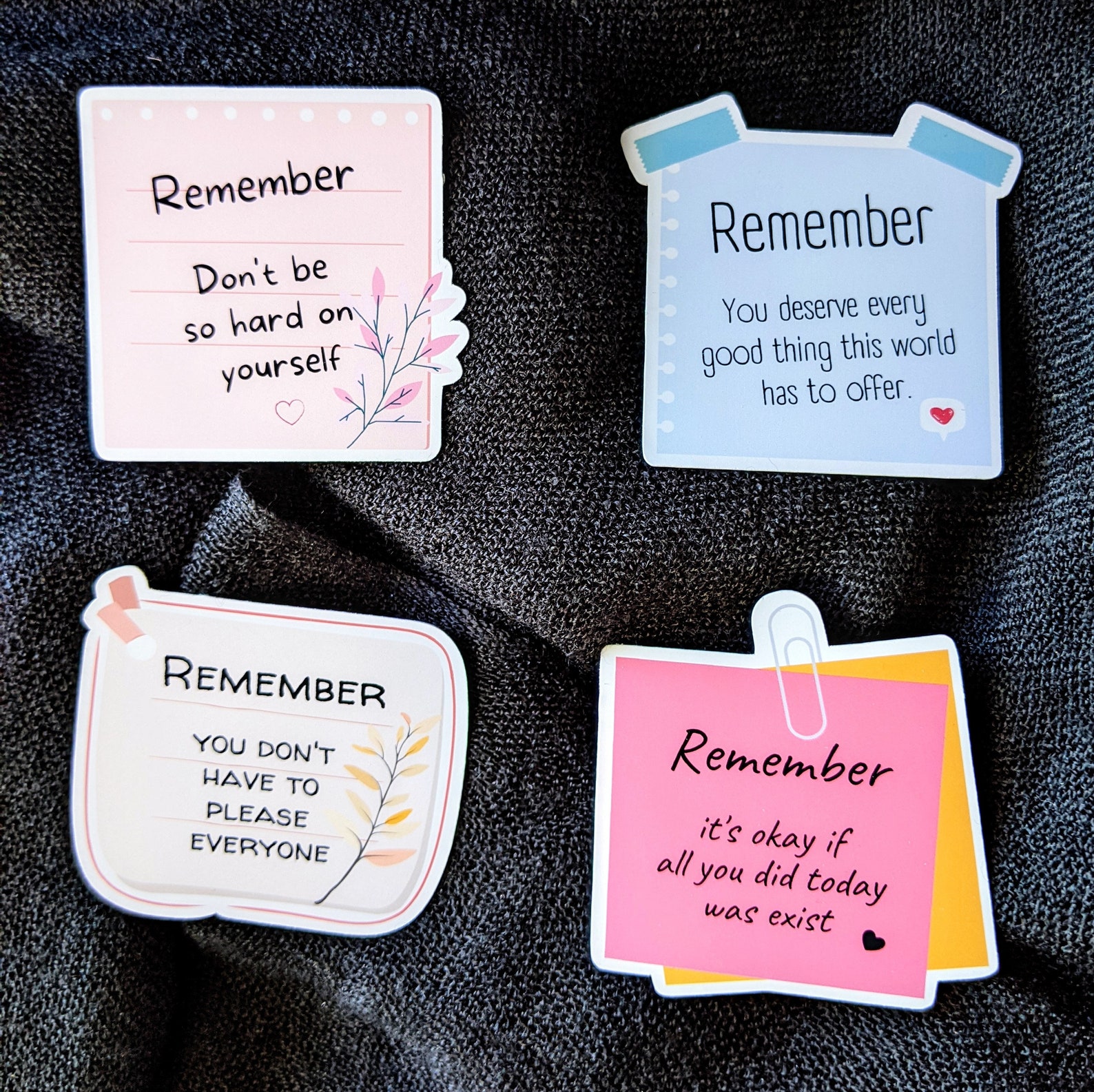 Mental Health Post Its Reminder Set - Psychology Sticker | Show Your ...