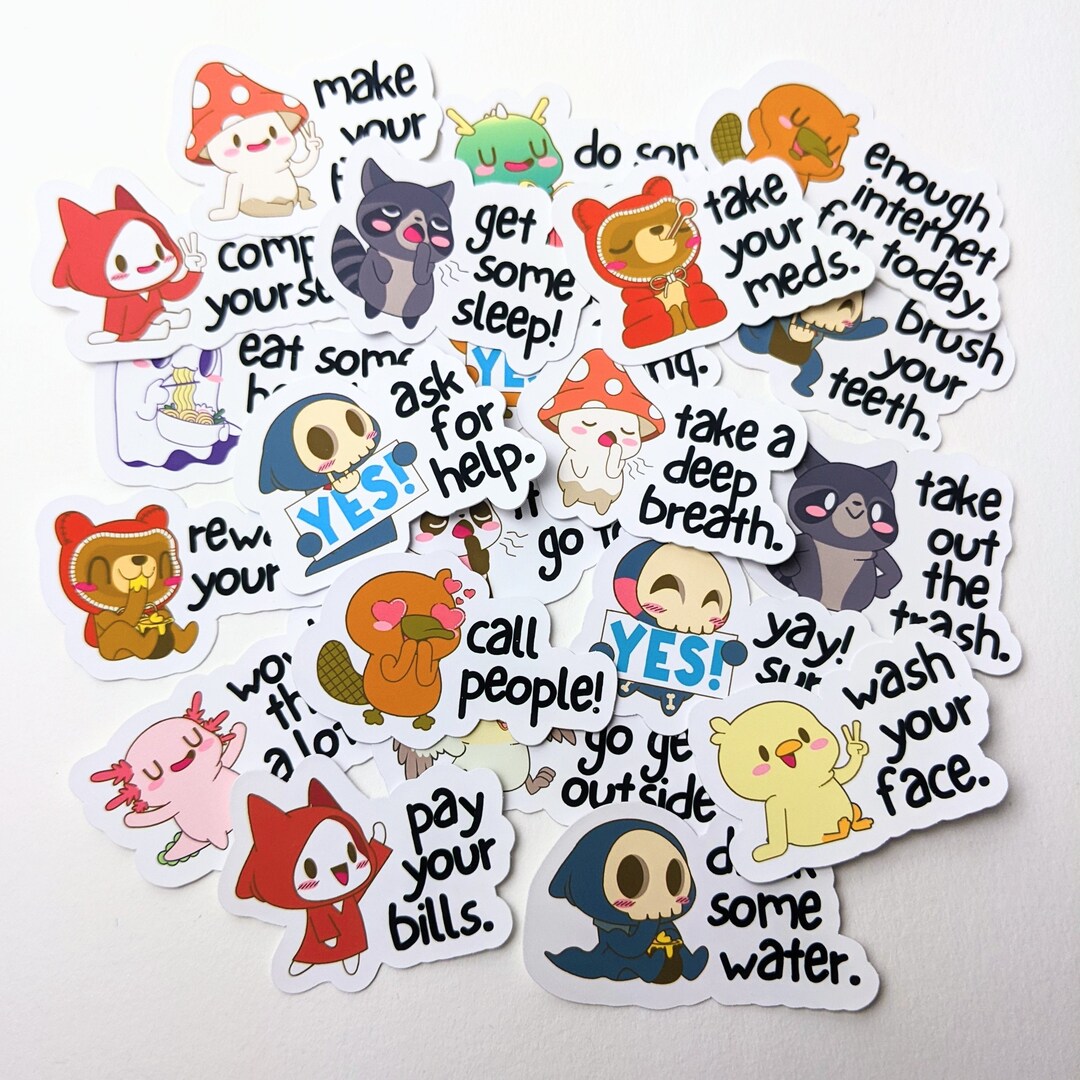 Little Helpers - Awareness Stickerset - Wholesome Sticker | Cute ...