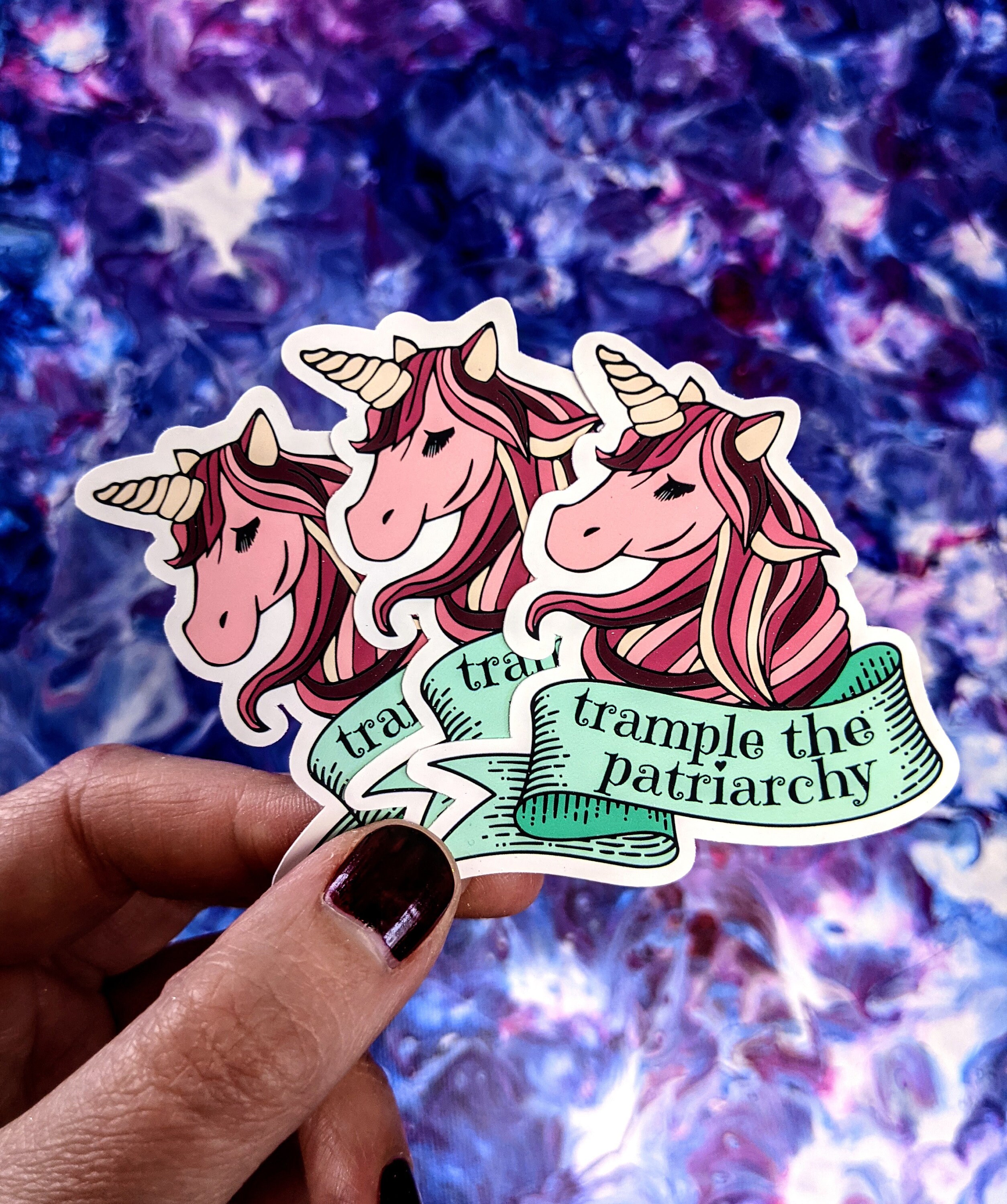 Feminist Stickers show your message against the patriarchy of ...