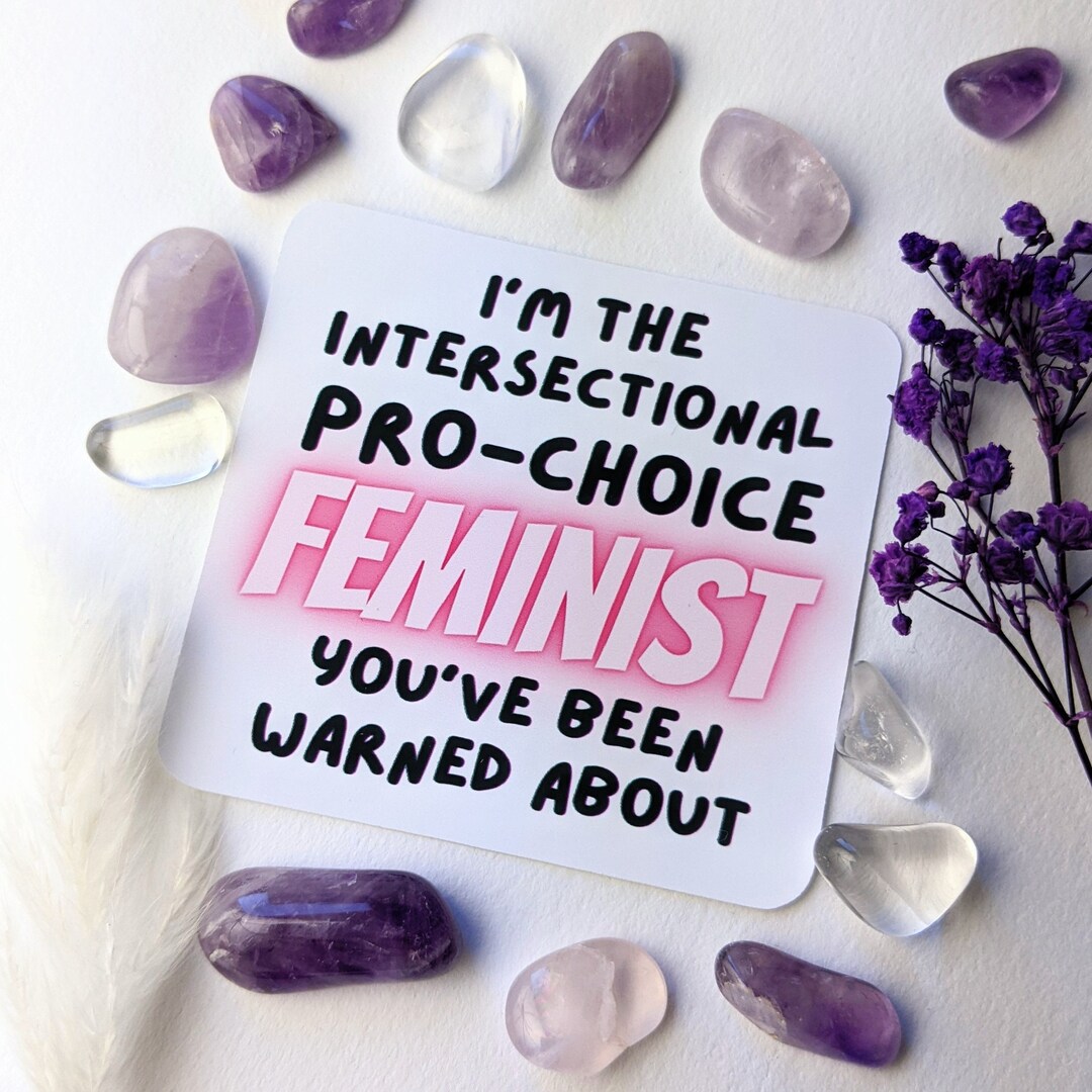Feminist Warning - Feminist Stickers | Show Your Message | Support ...