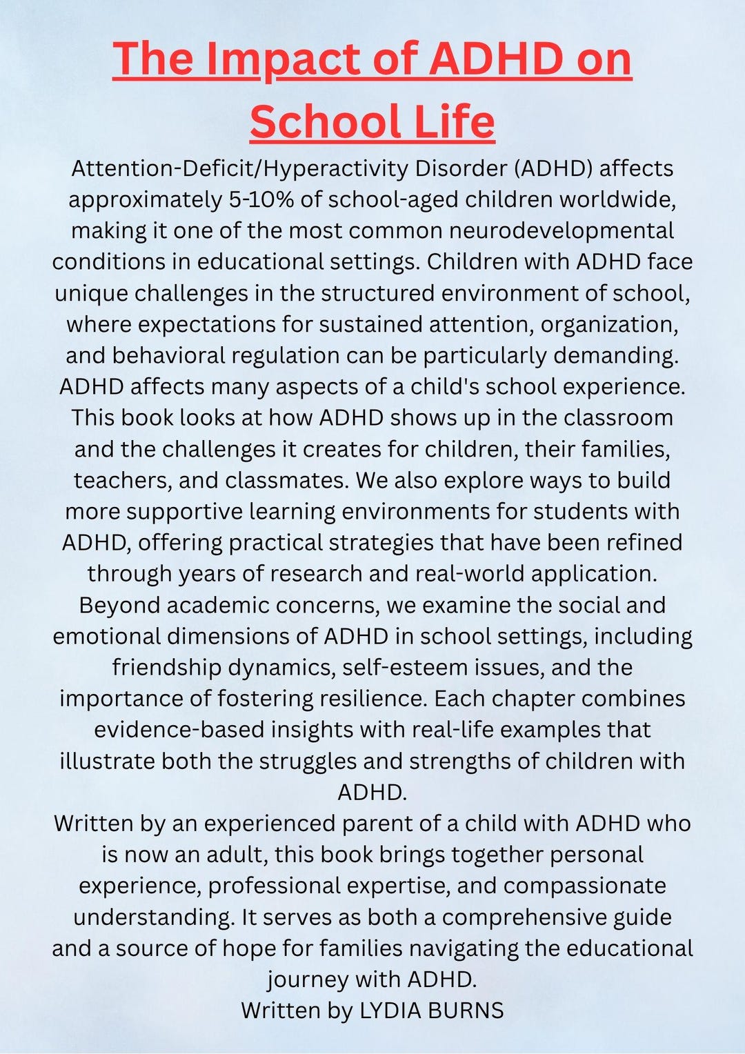 ADHD in the Classroom A Beginners Introduction - Etsy