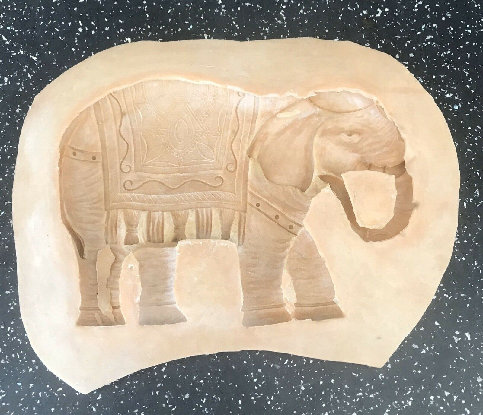 Latex Mould for Making This Lovely Detailed Elephant Plaque - Etsy UK