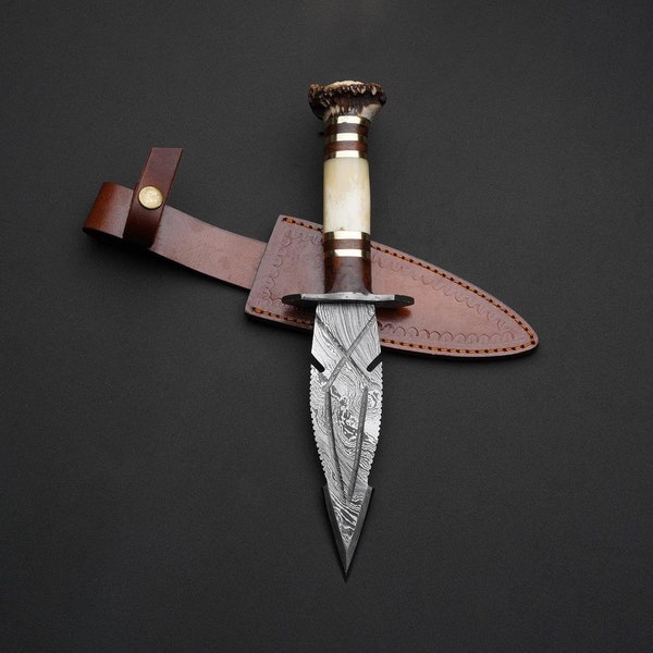 Damascus Dagger - Etsy