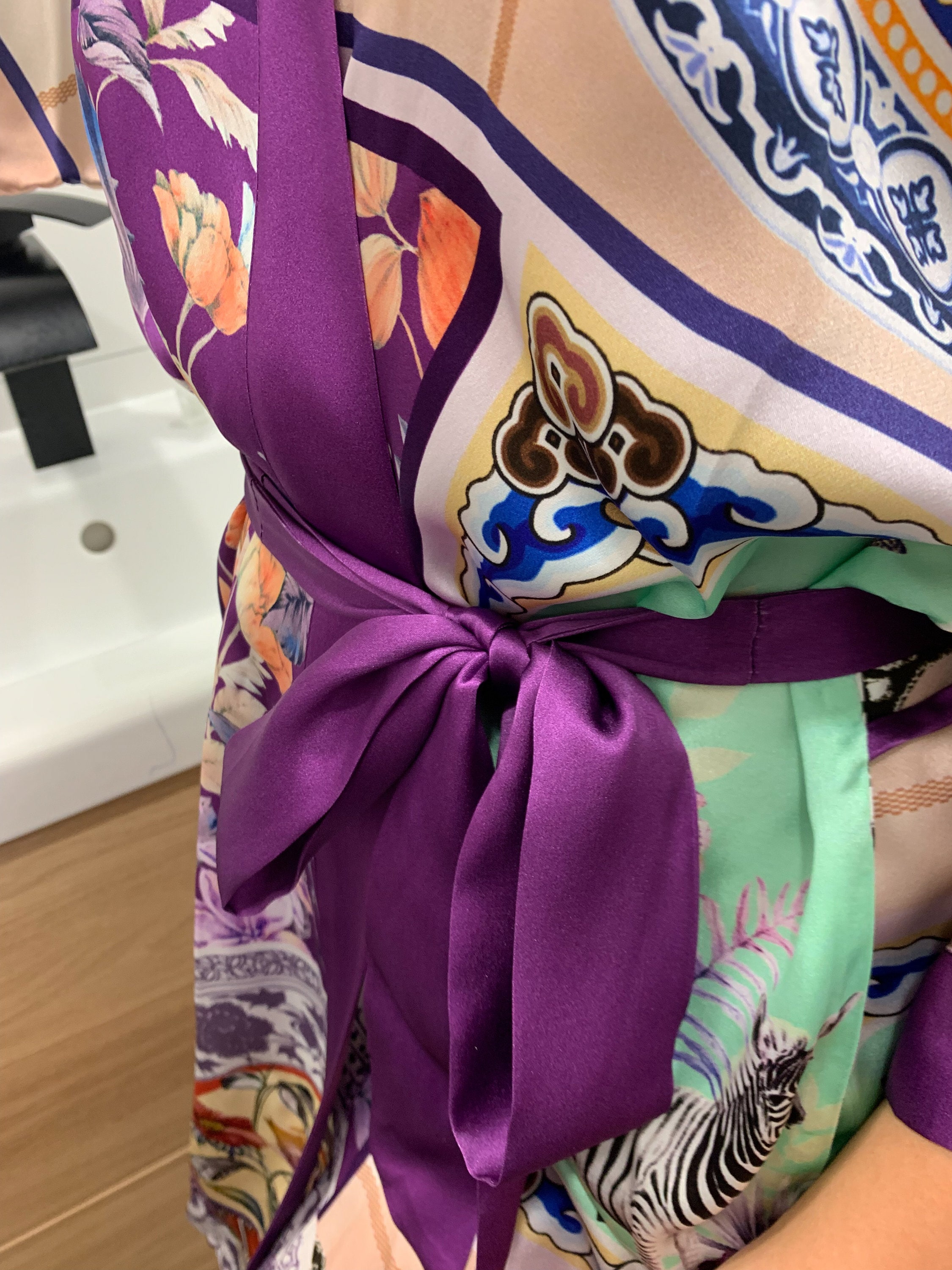 Túnica de seda Emichō Regalo nupcial Túnica de seda kimono Ropa de ...