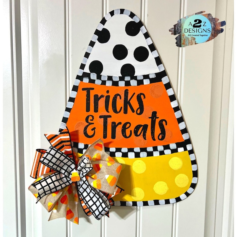 Candy Corn Sign - Etsy