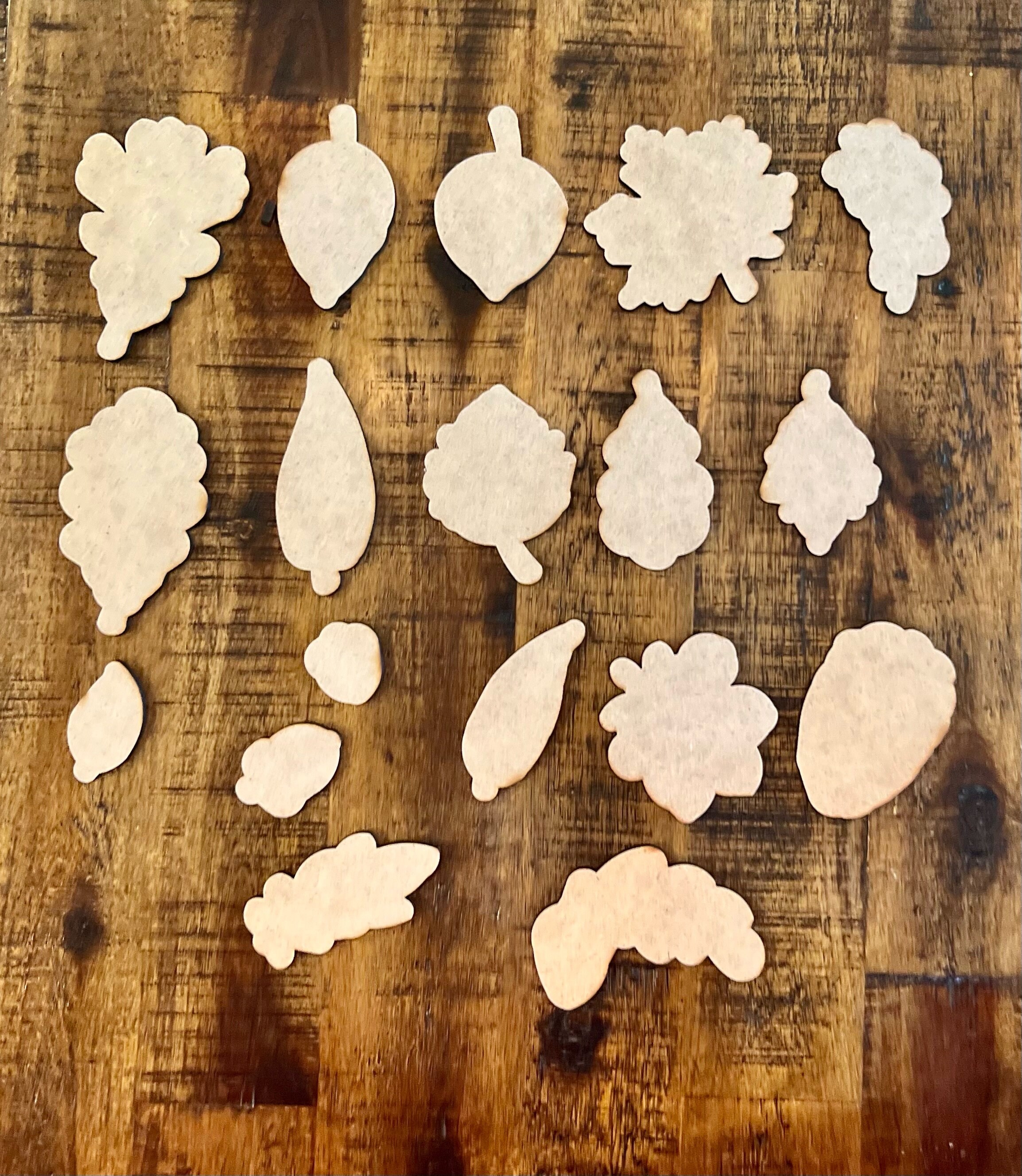 Autumn Leaves Leaf Cutouts Laser Cut Leaves Fall Leaf Cutouts - Etsy