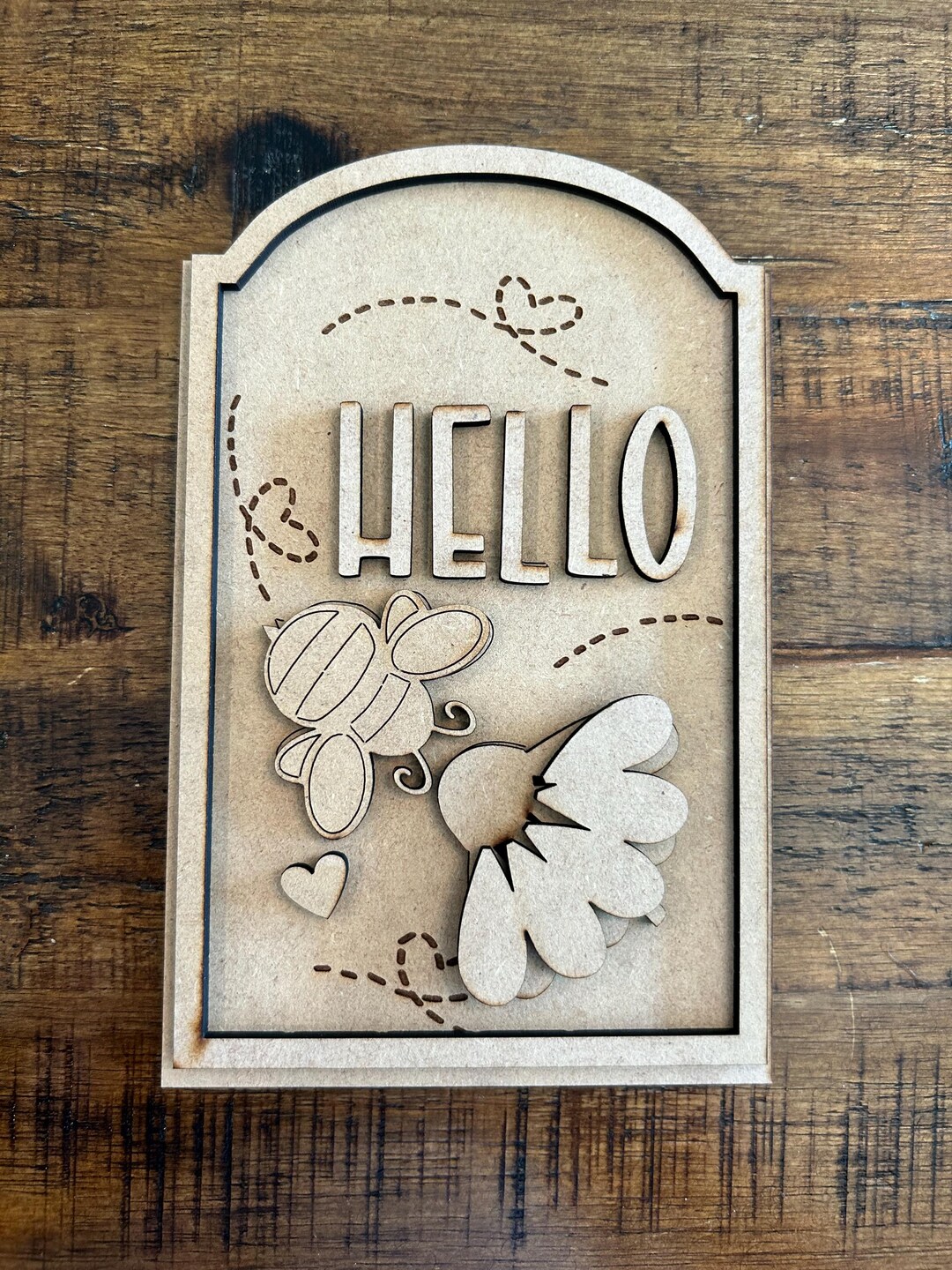 Hello Bee Interchangeable Sign for Easel | Easel Attachment - Etsy