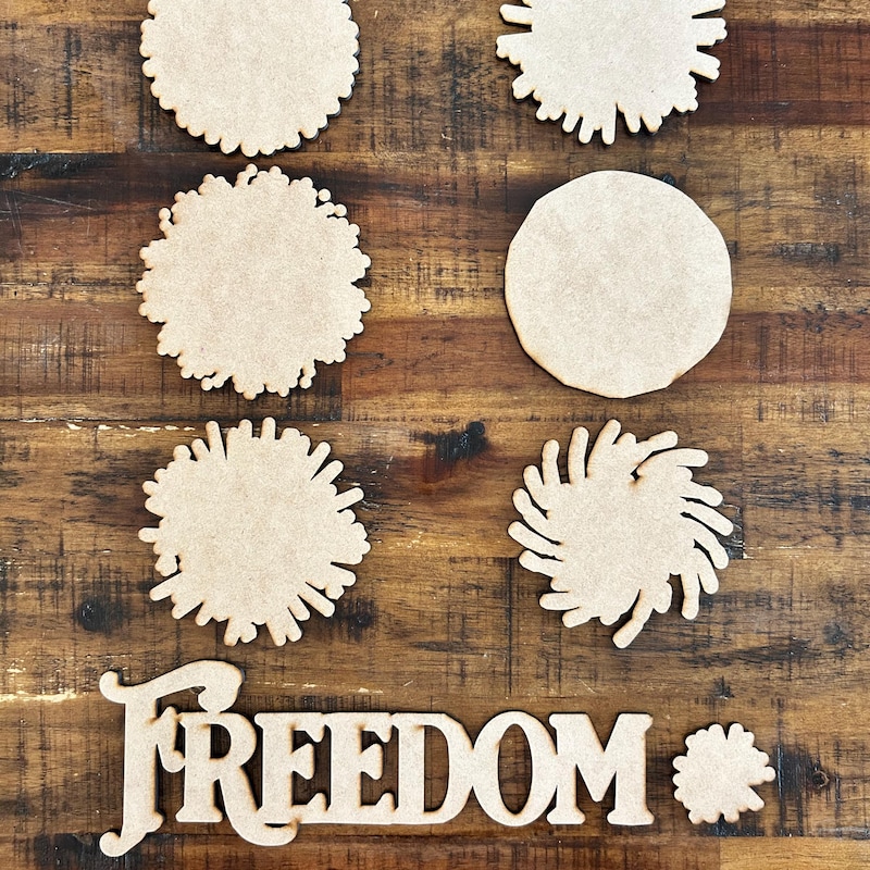 Wood Fireworks - Etsy