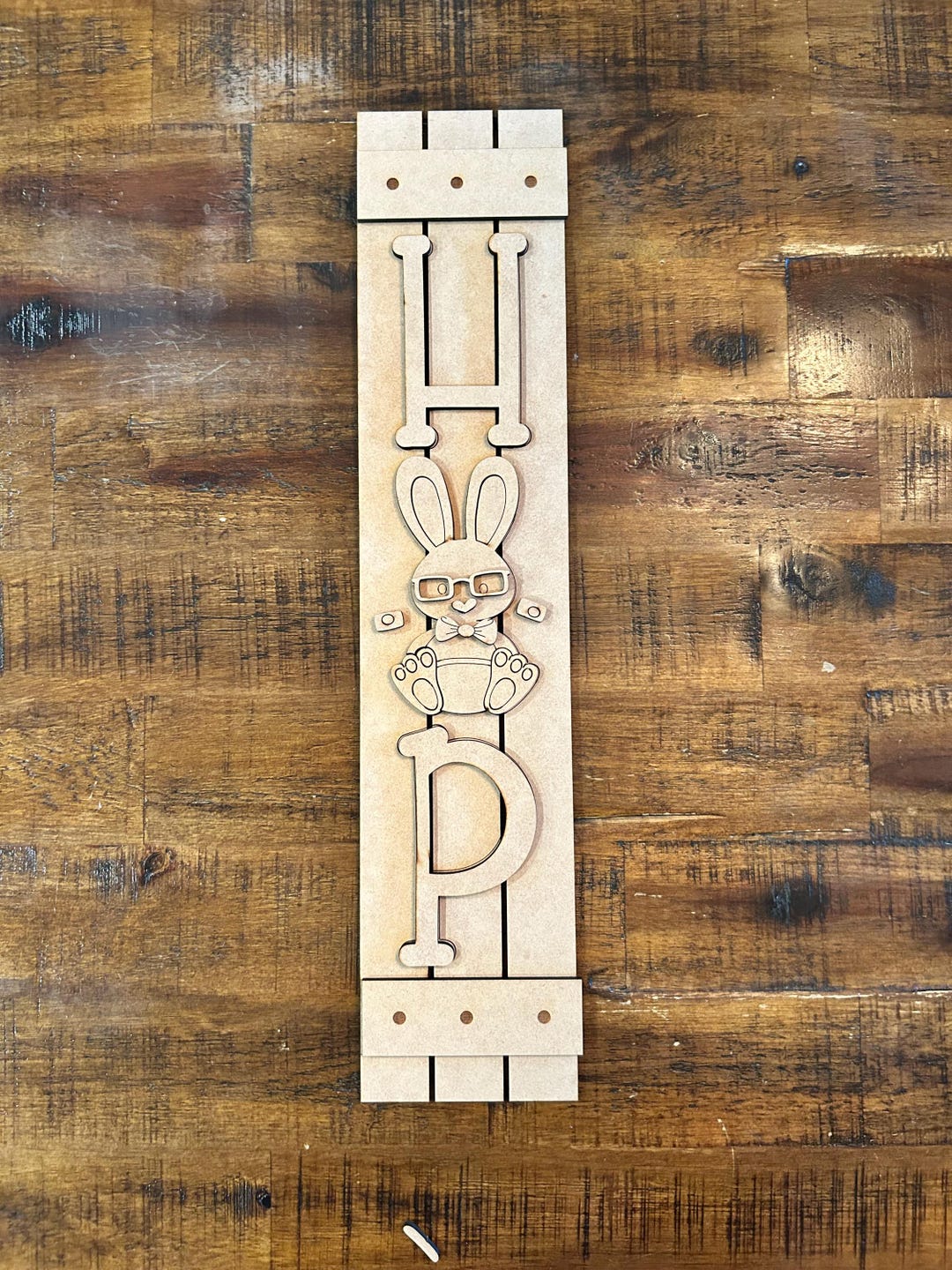 Mini Porch Leaner Hop Boy Bunny | Easter Leaner | Spring Porch Leaner ...