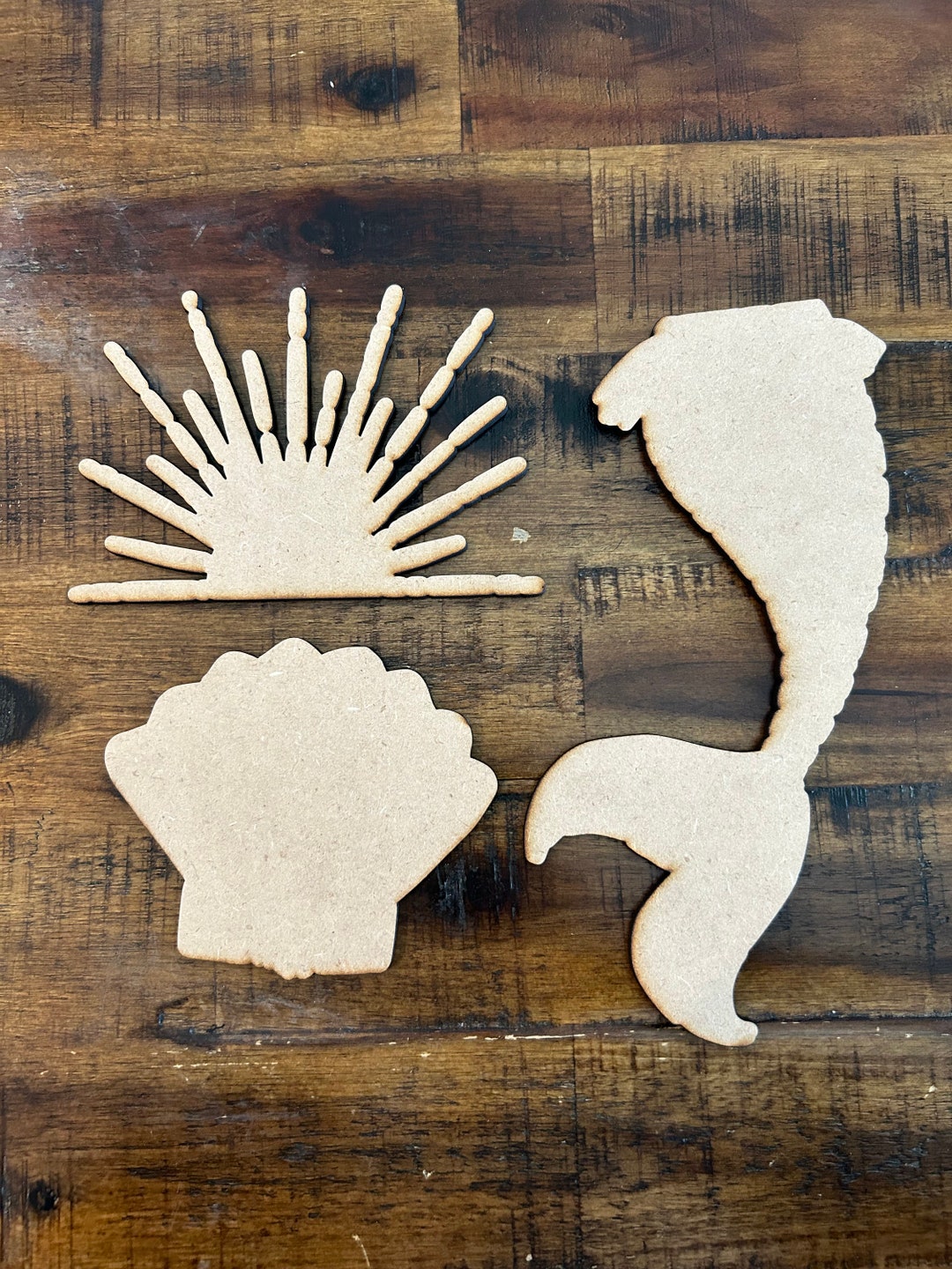 Under the Sea | Mermaid Cutout | Sea Shell Cutout - Etsy