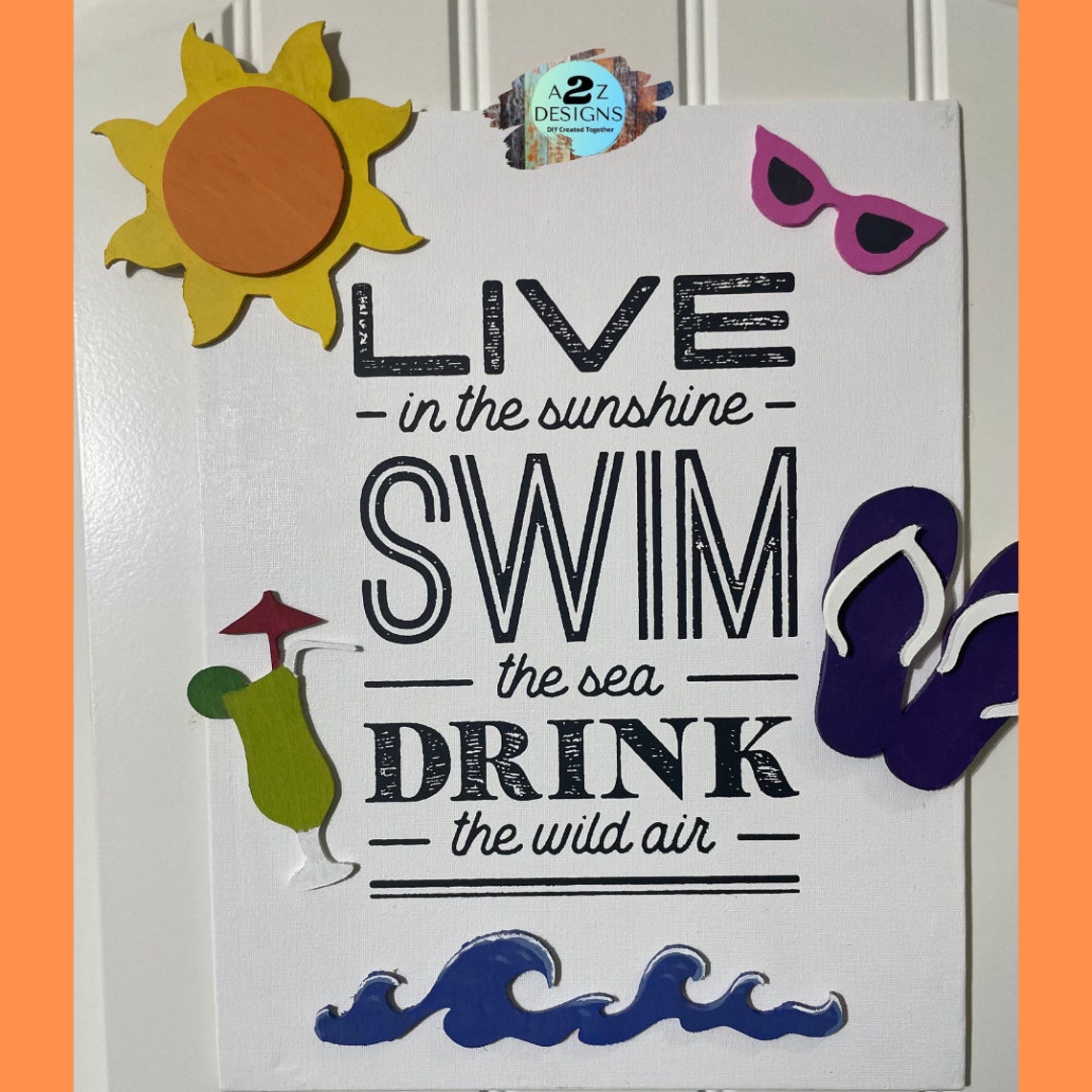 Summer Cutouts Sunglasses Sun Cutout Wave Cutout Summer - Etsy