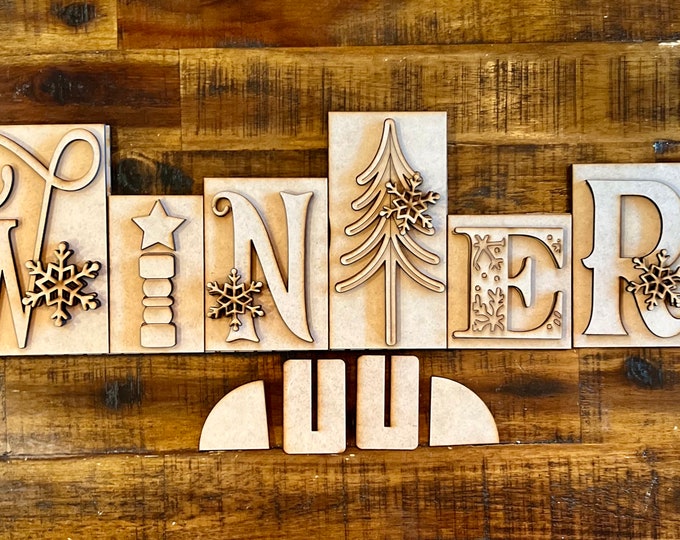 Christmas Gingerbread Man Stacked Sign DIY Wood Sign - Etsy