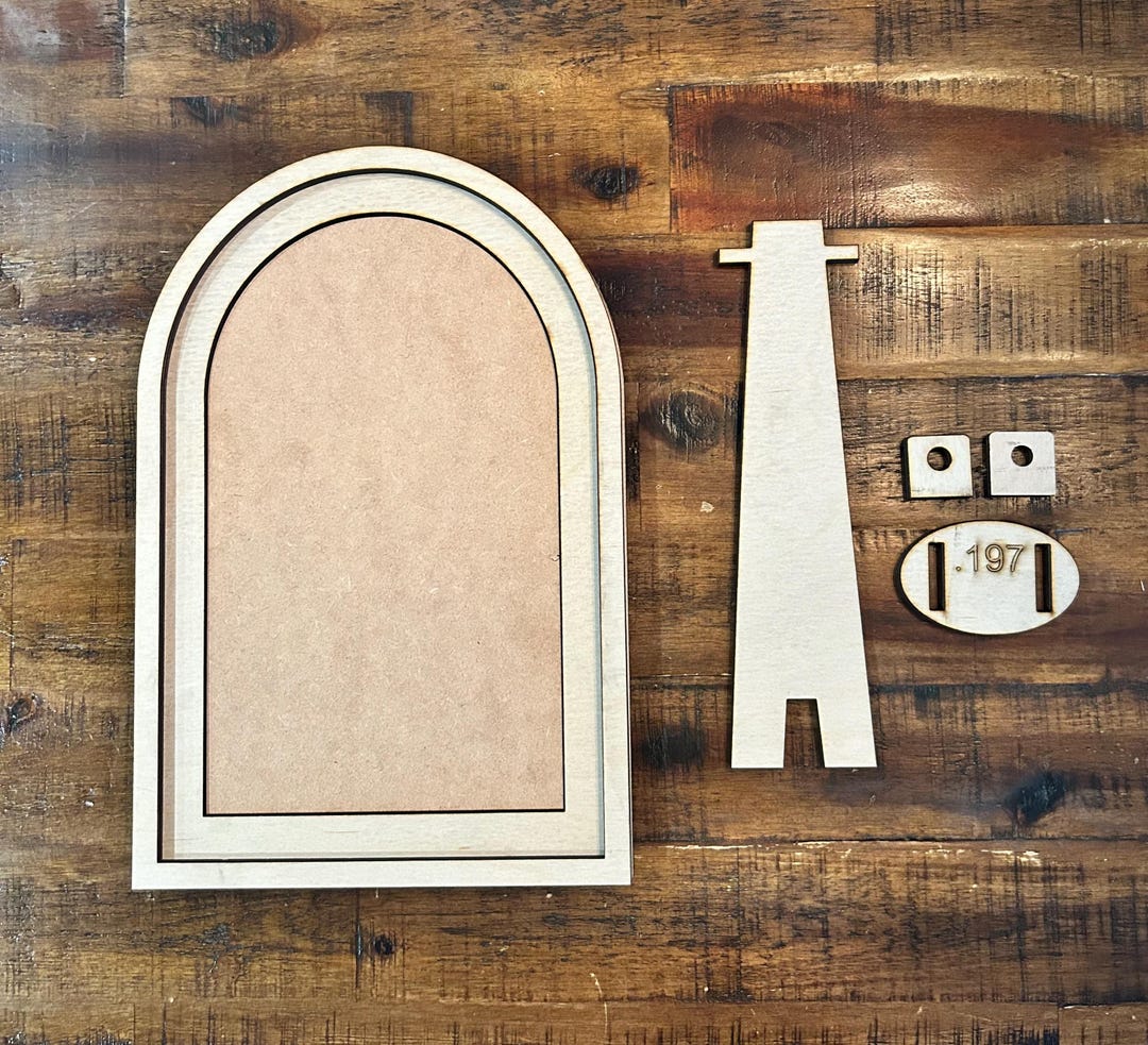 Interchangeable Boho Double Arch Frame | Frame for Decorating - Etsy
