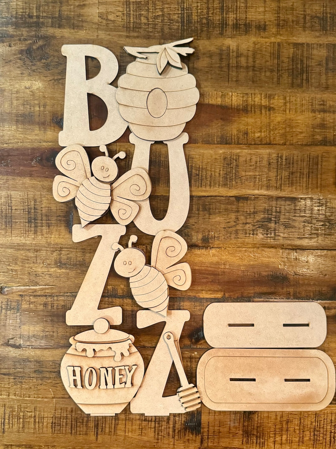 Stacking Bees | Buzz | Bumblebee Stand | Bumblebee Cutout - Etsy