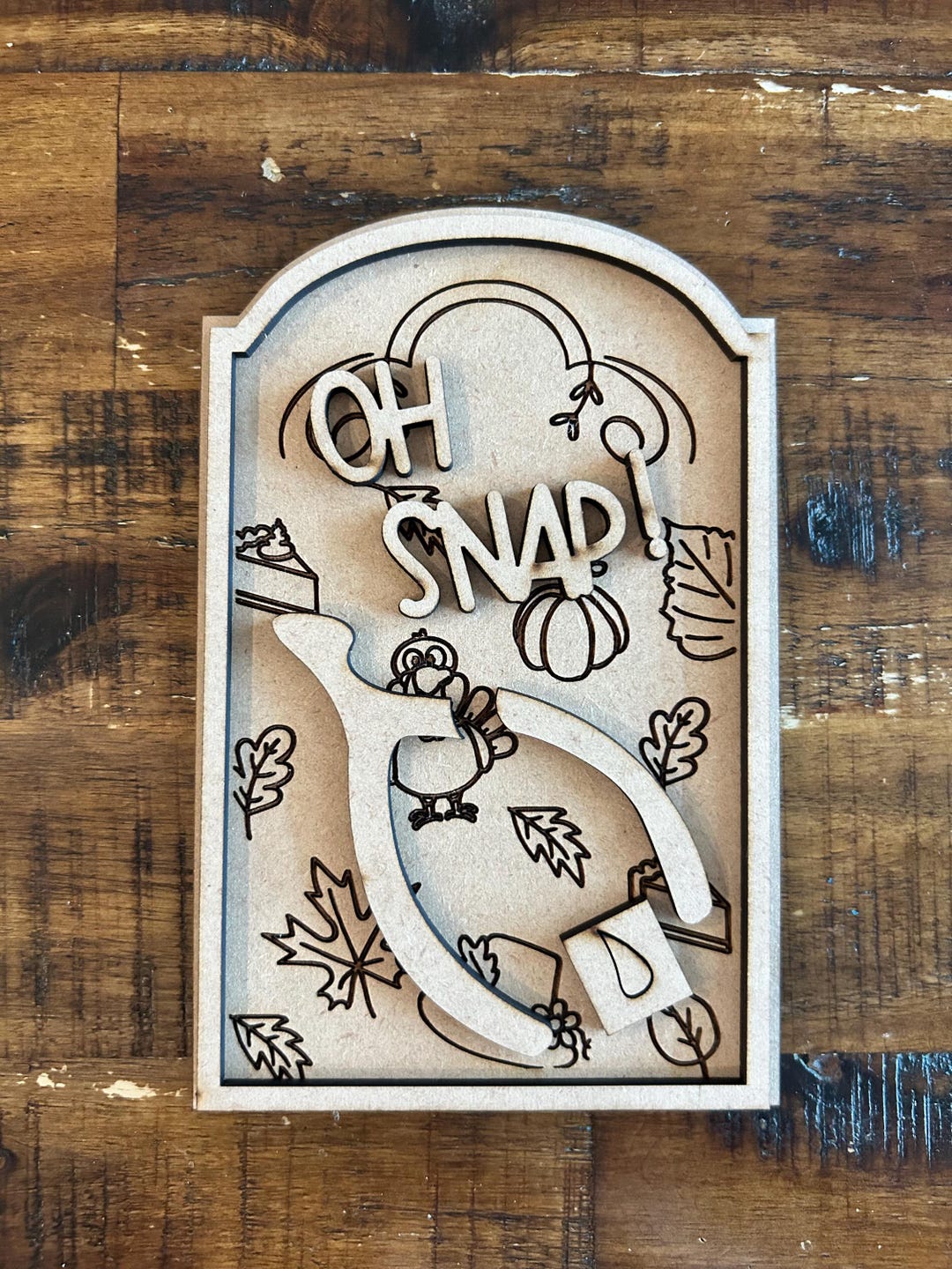 Oh Snap Wishbone Interchangeable Sign for Easel | Easel Attachment - Etsy