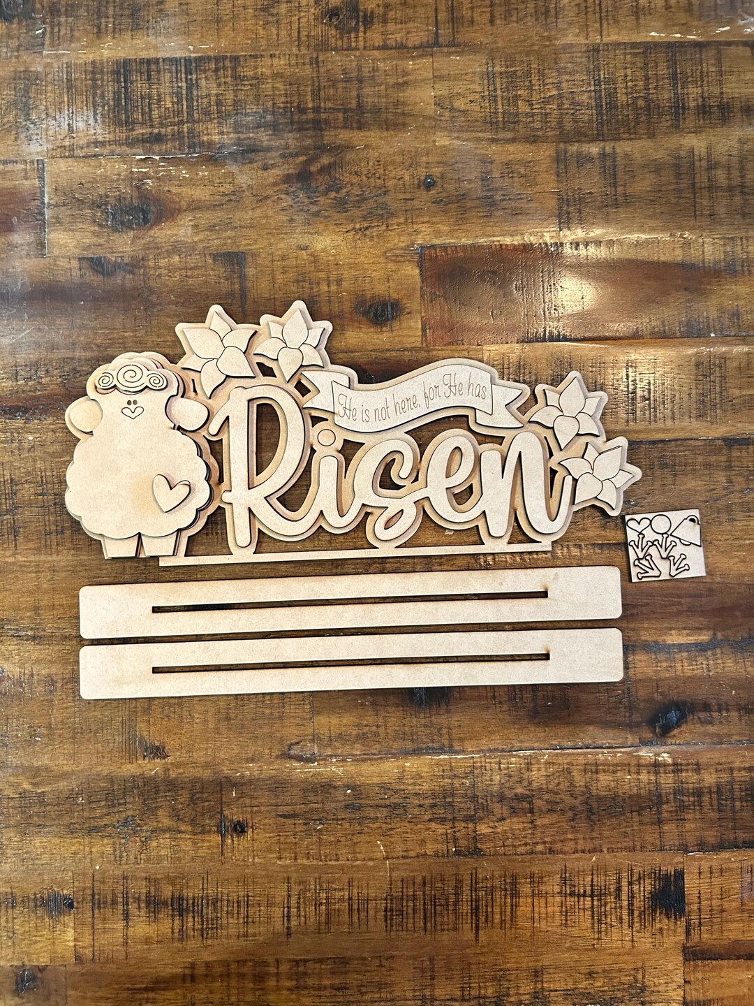 He Has Risen Word Art | He is Not Here | Lamb - Etsy