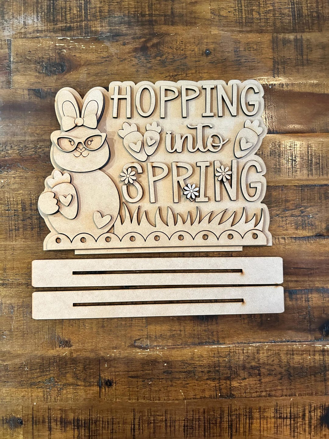 Hoping Into Spring Word Art | Easter | Bunny - Etsy