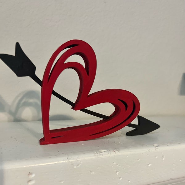 Standing Heart - Etsy