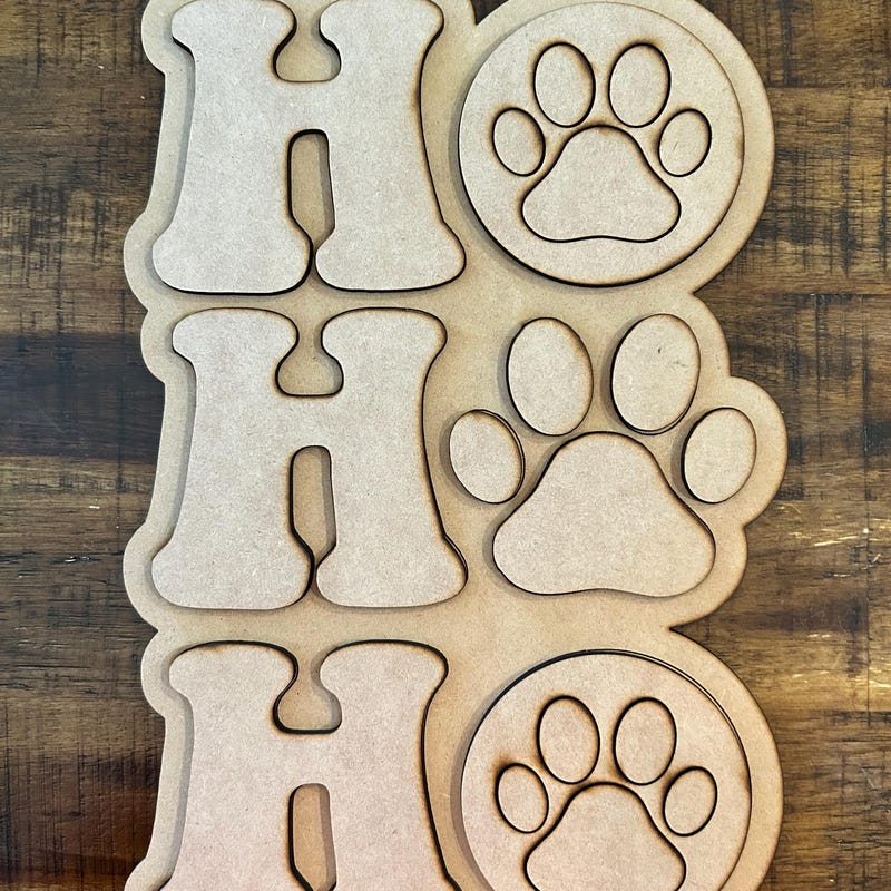 Diy Wood Ho Ho Ho - Etsy