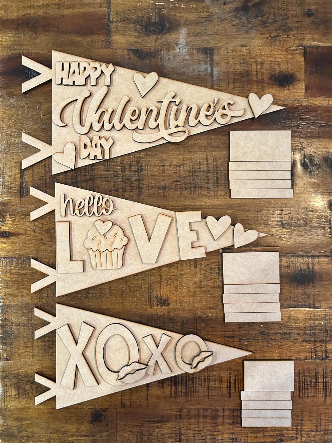 XOXO Interchangeable Pennant Banner | Pennant Banner Attachment - Etsy