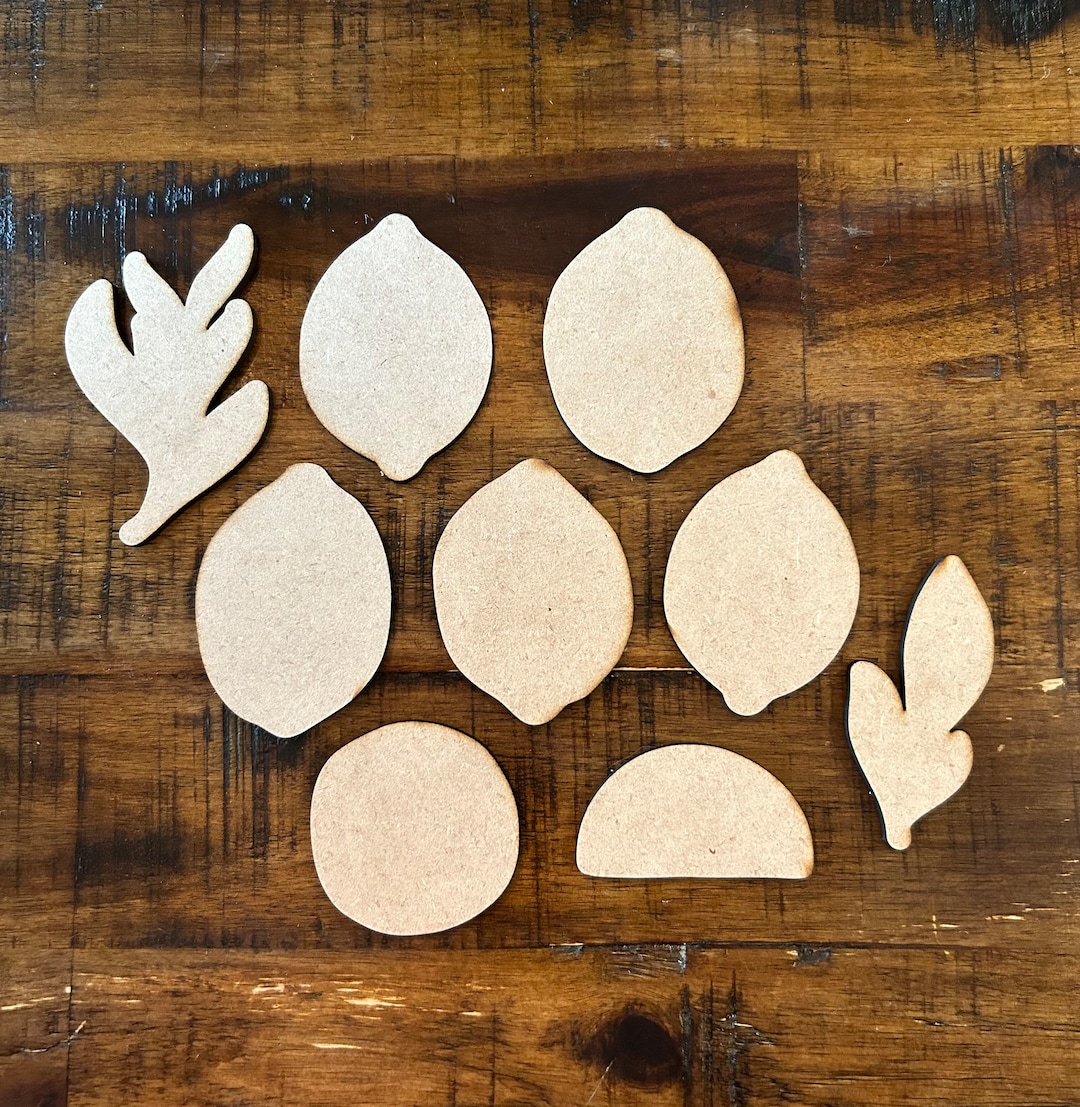 Bold Lemons | Lemon Cutouts Only | DIY Lemon Project | Laser Cut Lemons ...