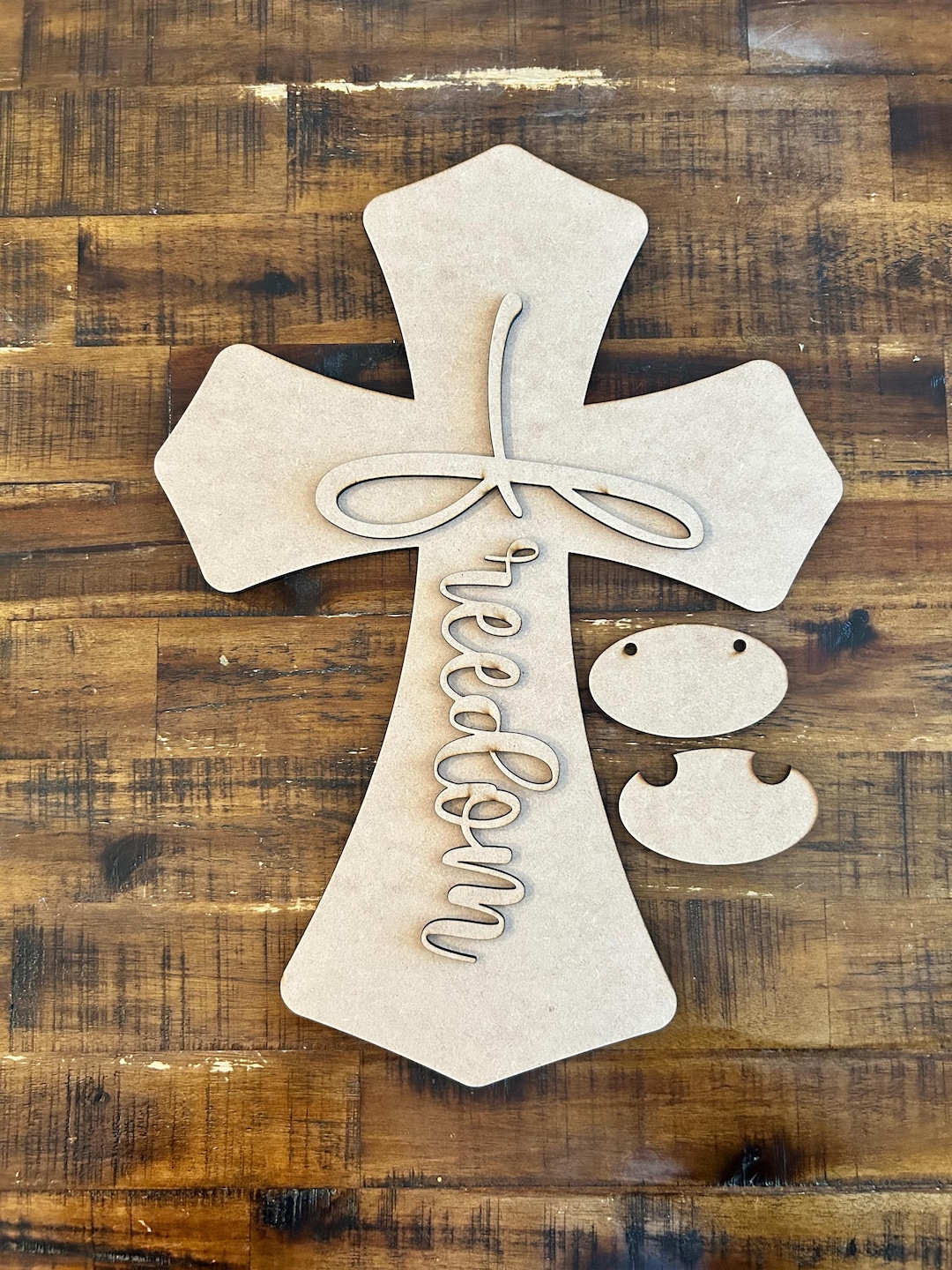 Freedom Cross | Patriotic Decor | Laser Cut Cross - Etsy
