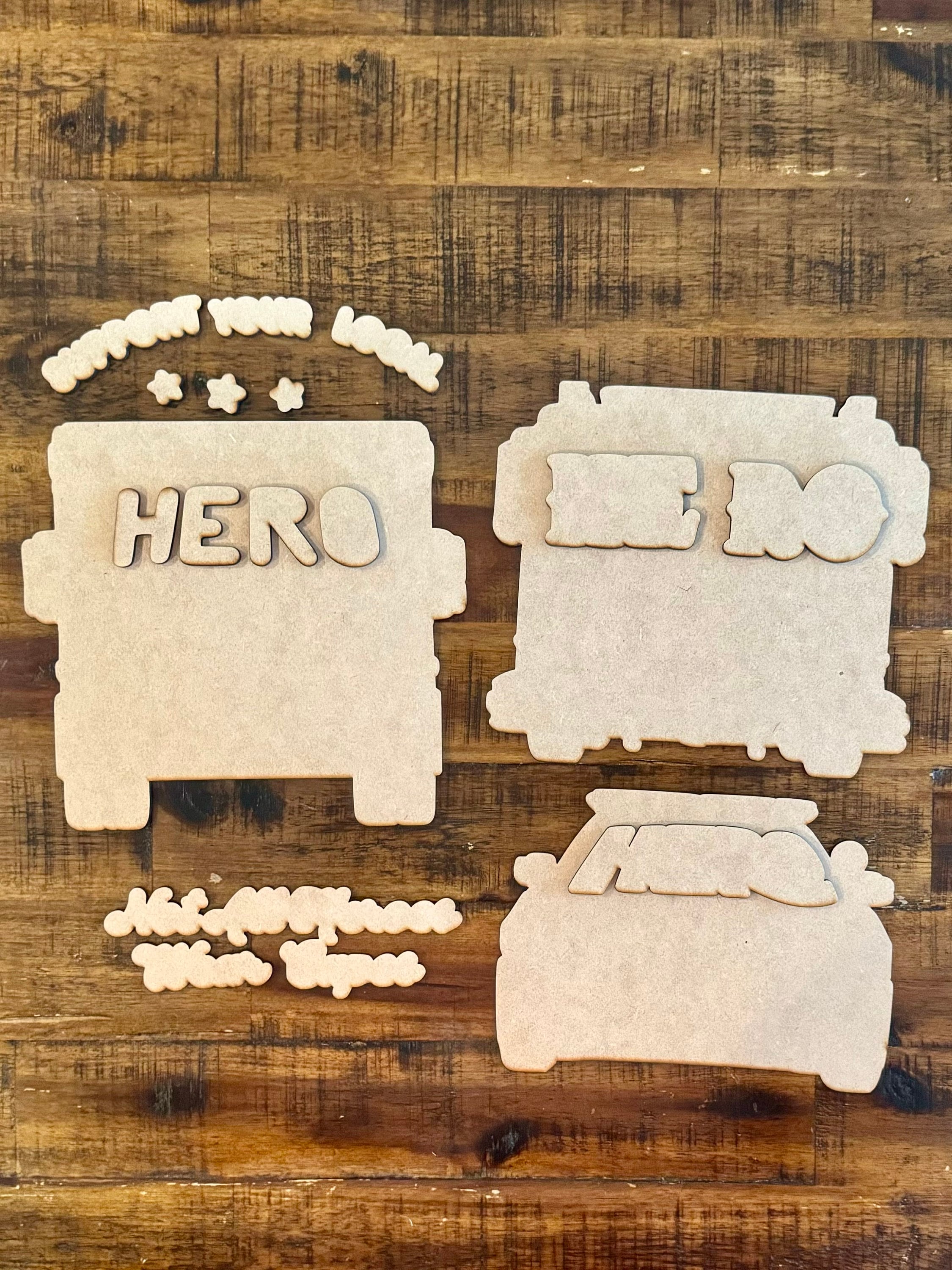 Not All Heroes | Ambulance Cutout | Police Care Cutout | Firetruck ...