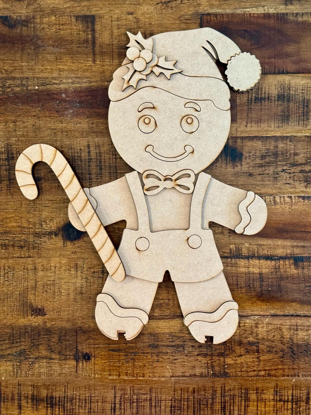 Gingerbread Boy | Standing Gingerbread | DIY Gingerbread Kit - Etsy