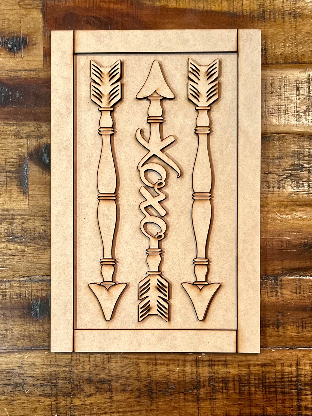 Spindle Arrows Frame | Spindle Art | Spindle DIY | Arrows | Spindle ...