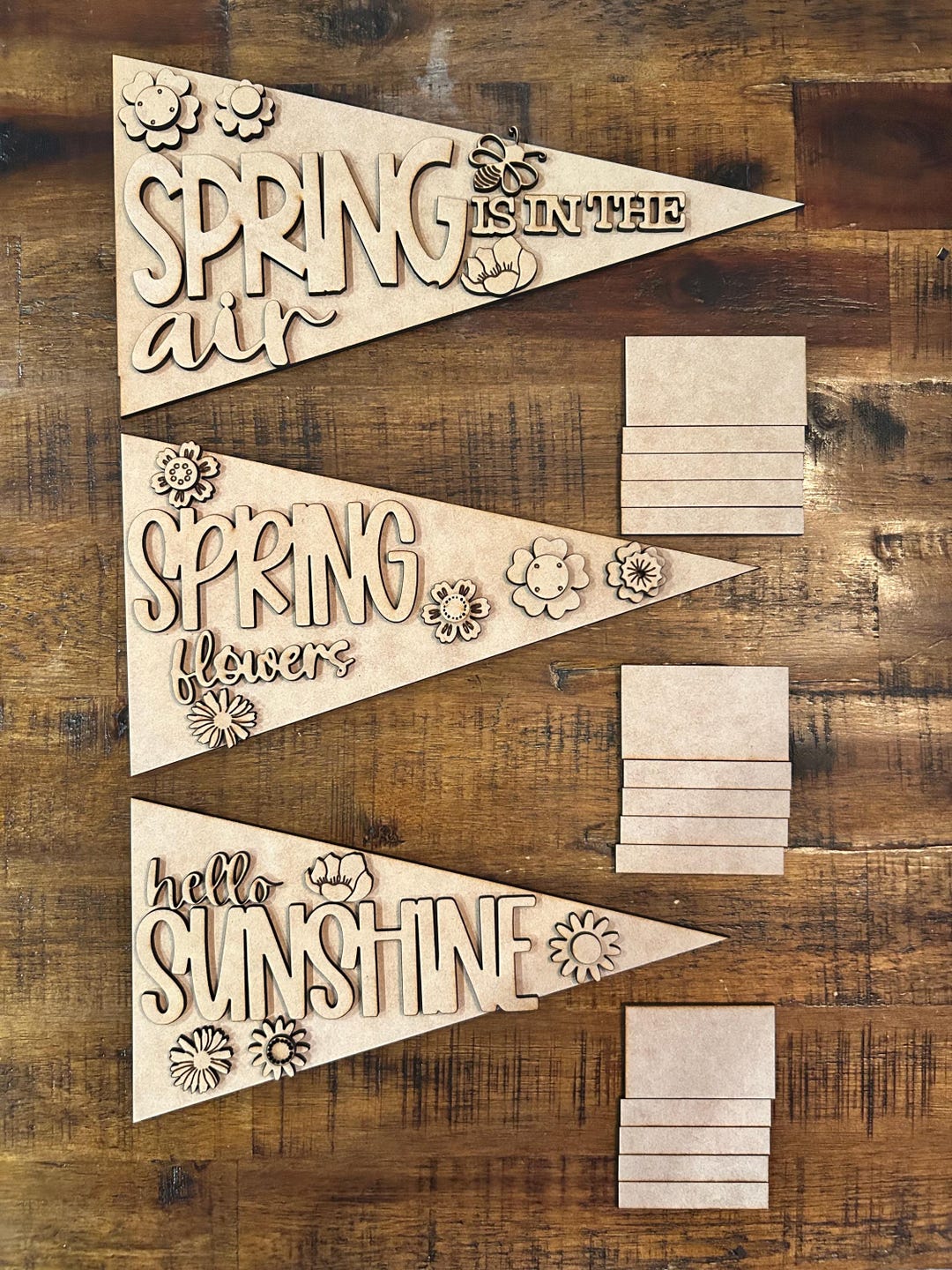 Spring Interchangeable Pennant Banner | Pennant Banner Attachment - Etsy