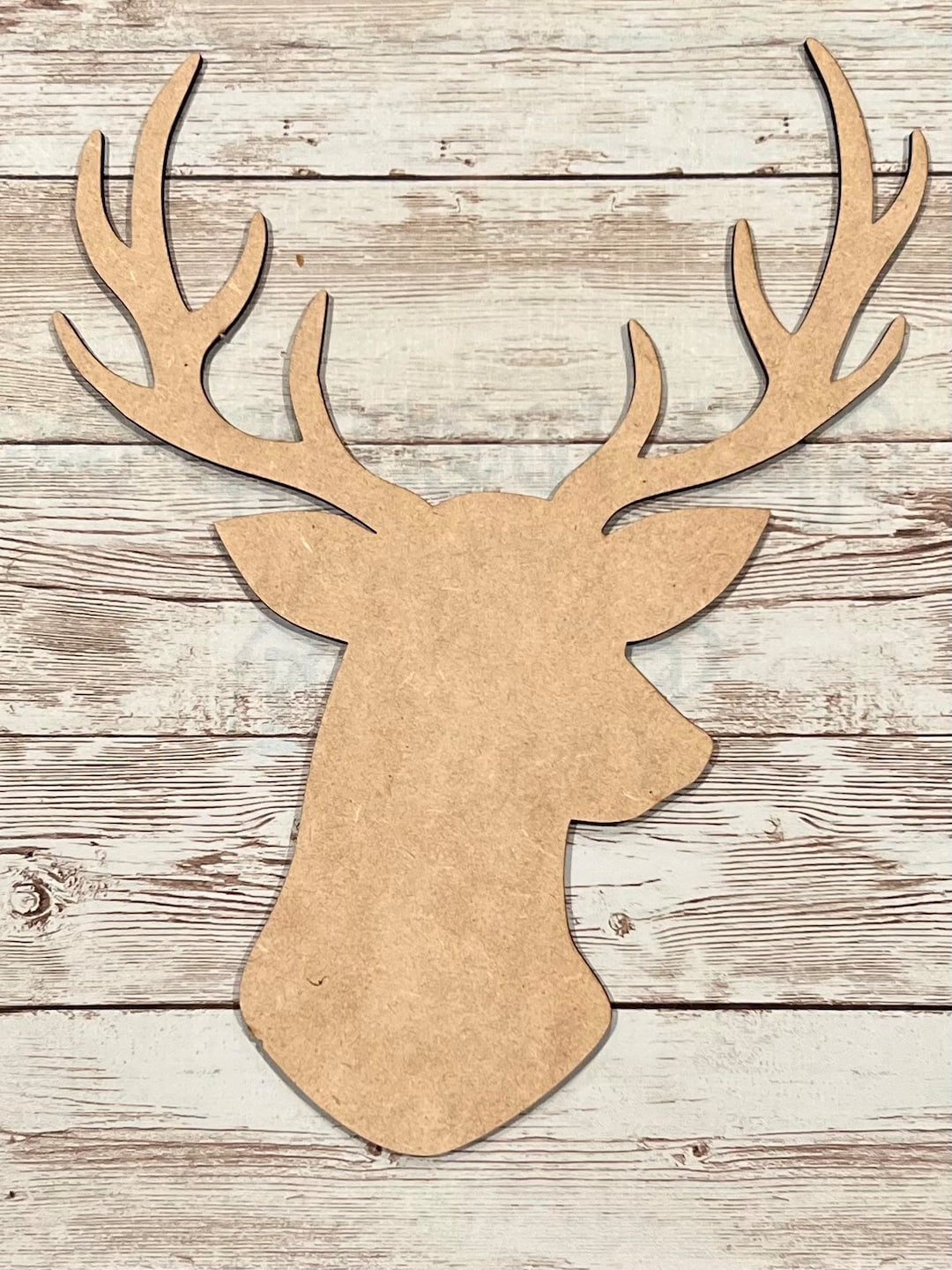 Ornamental Deer | Deer Cutout | Deer W/ Ornaments | Antlers | Unpainted ...