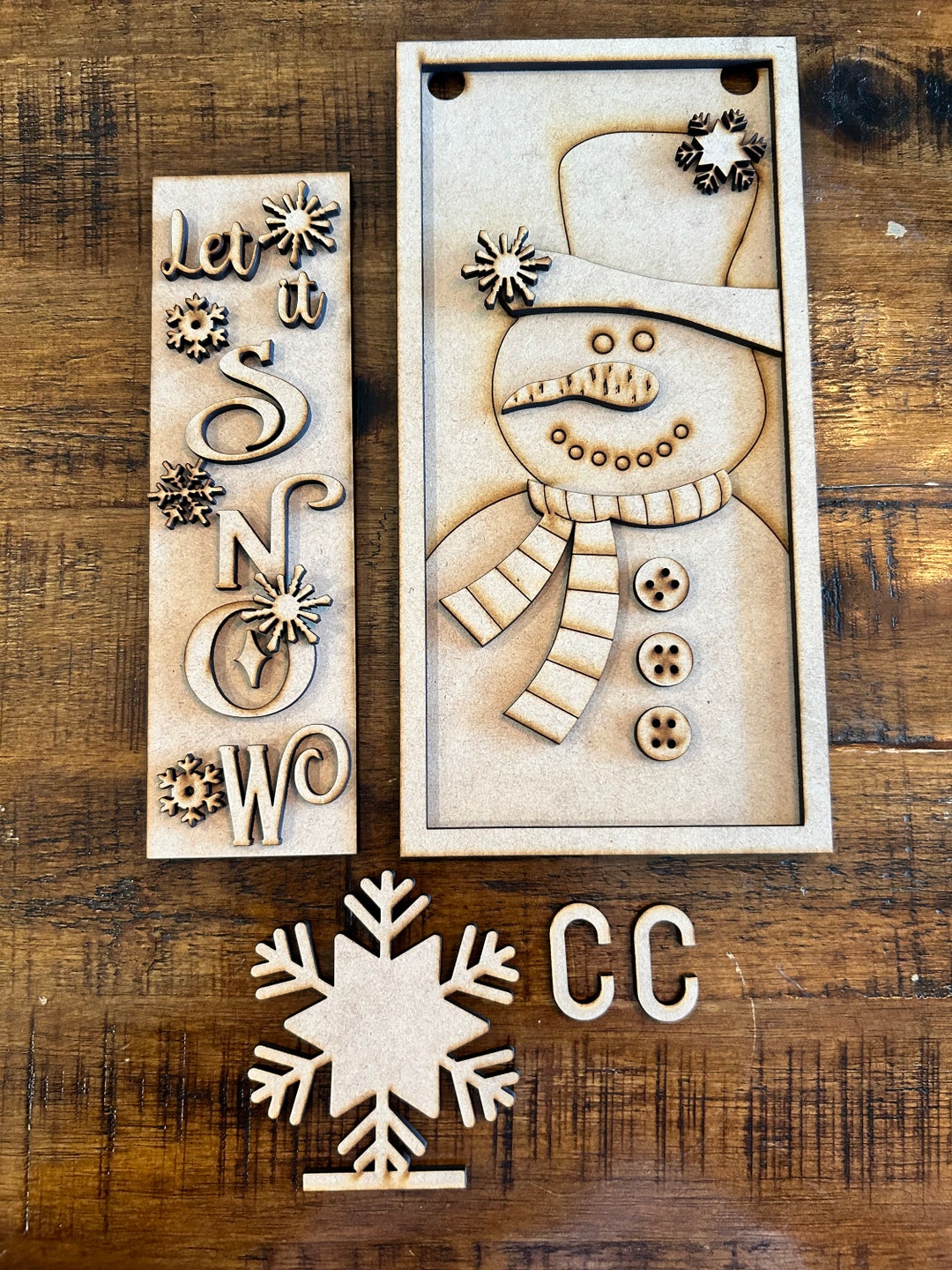 Snowman Interchangeable Post | Sign Holder | Sign Post | Let It Snow ...