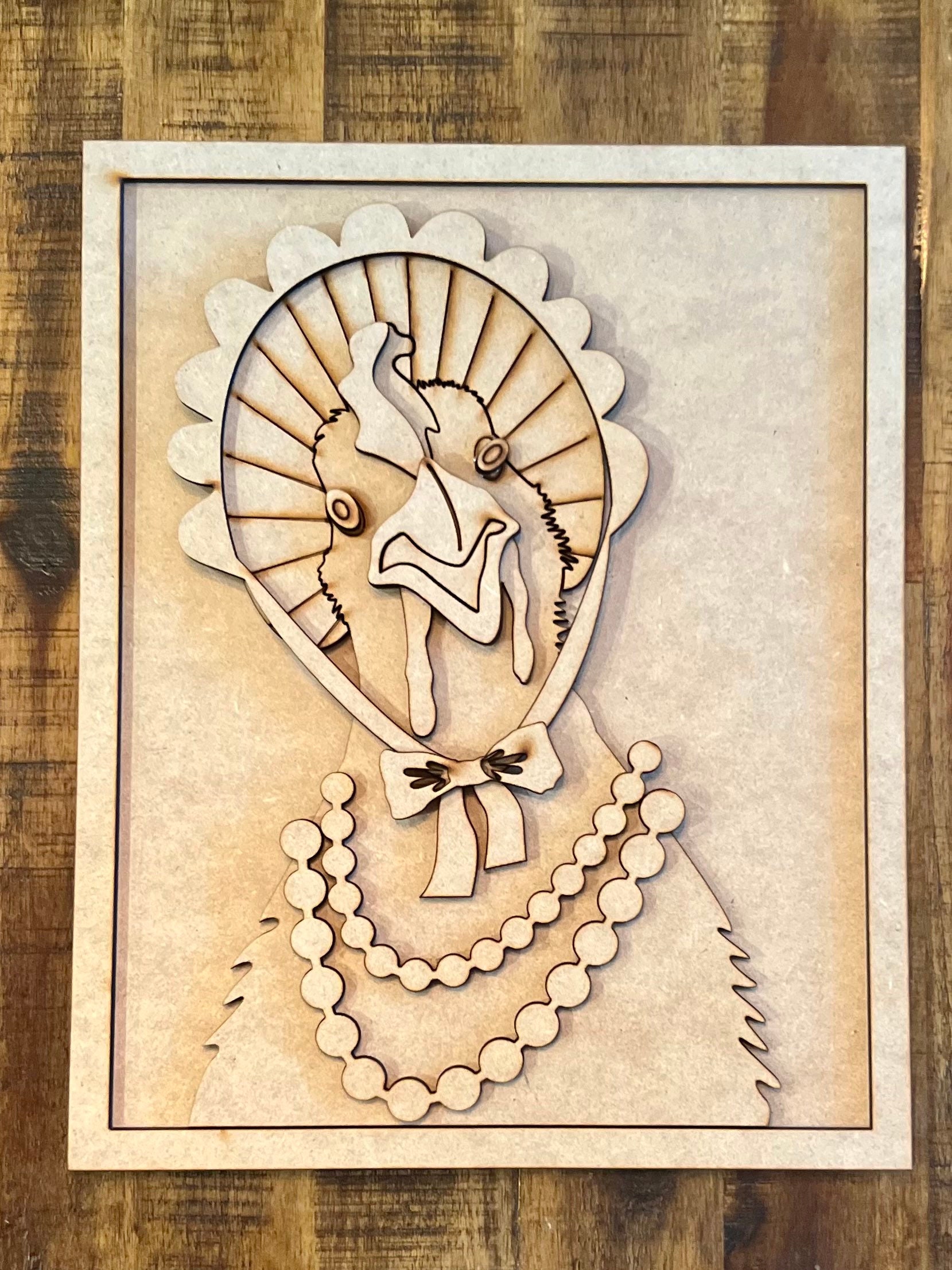 Farmhouse Chicken Chicken Cutout Chicken Wood Cutout - Etsy
