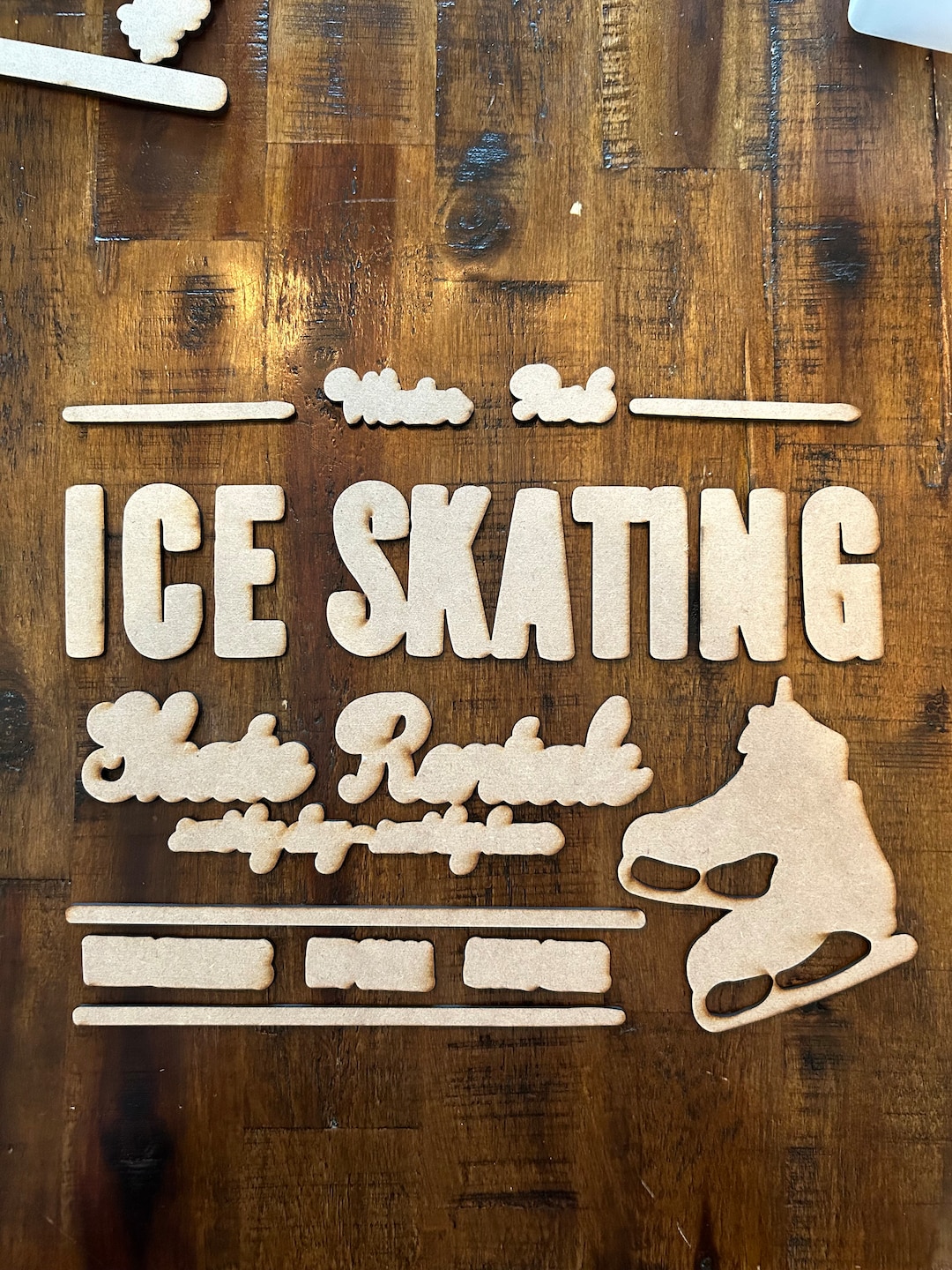 Ice Skating | Ice Skate Cutouts | Winter Park | Skate Rentals - Etsy