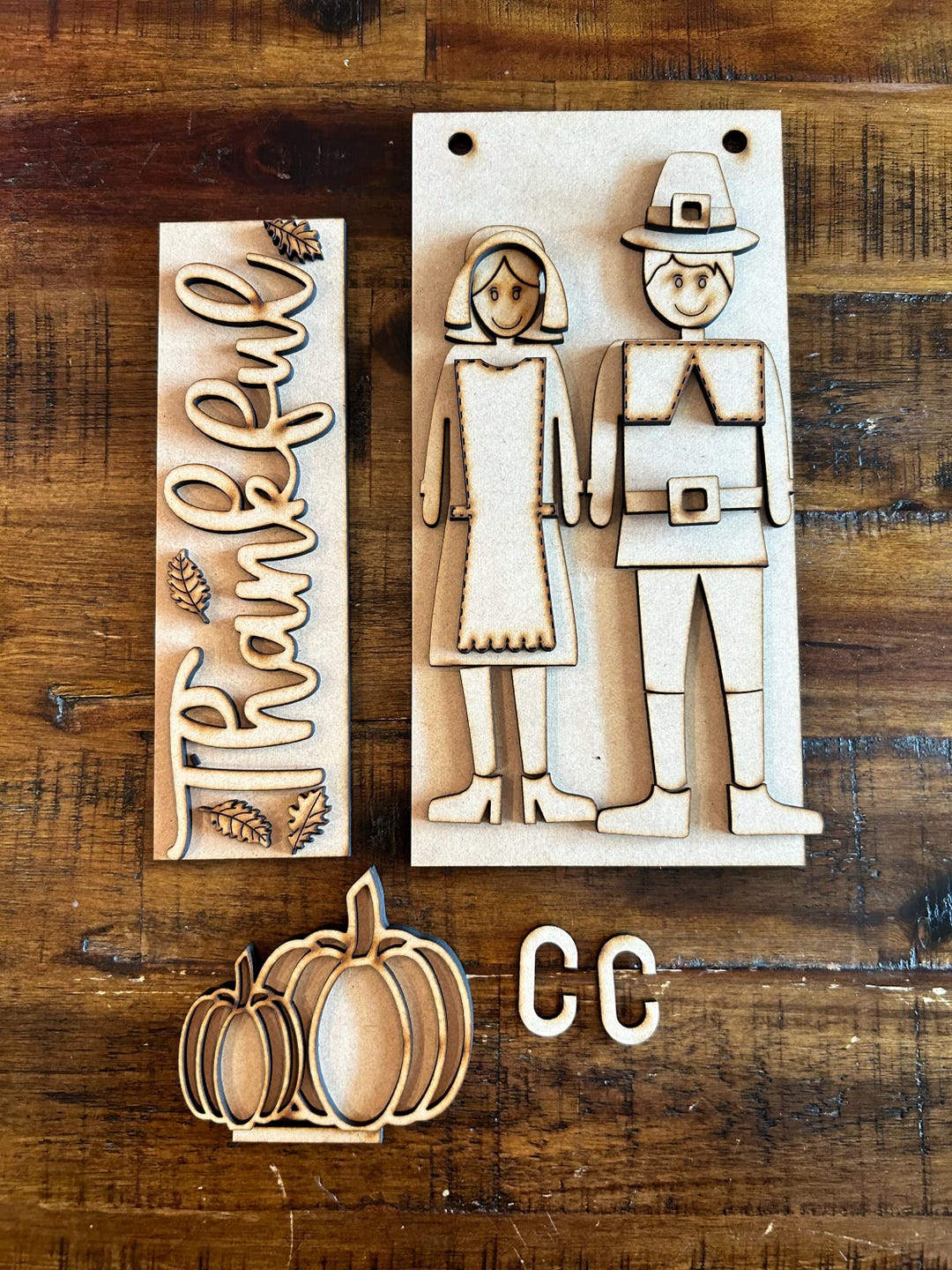 Thankful Pilgrims Interchangeable Post | Sign Holder | Sign Post ...
