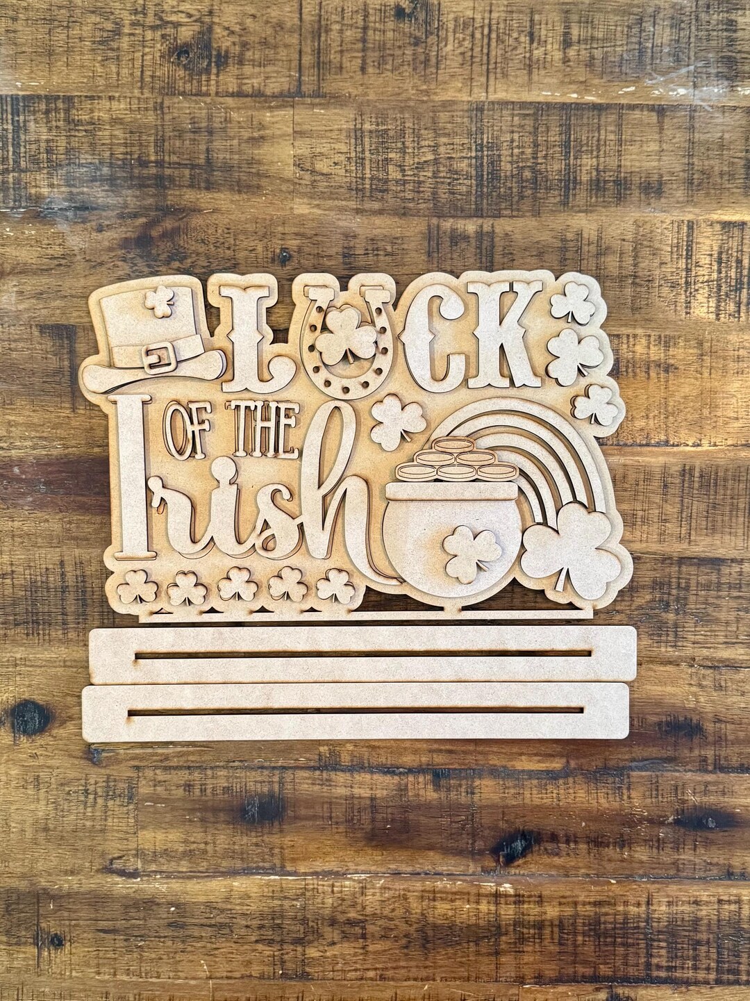 Luck of the Irish Word Art | Lucky | St Patty's Day - Etsy