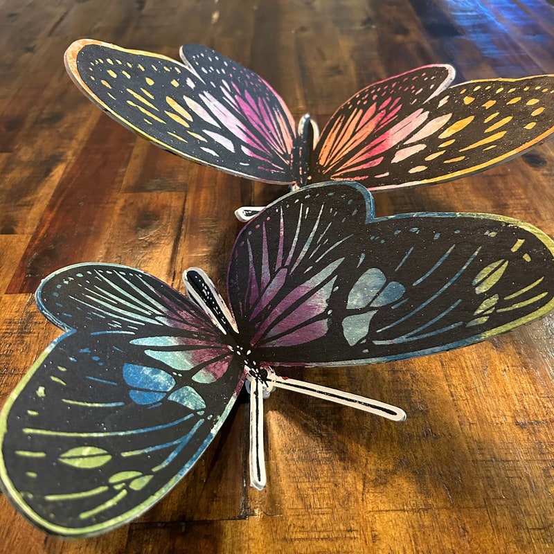 Etched Butterfly - Etsy