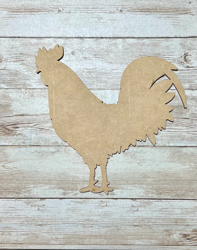 Rooster My Roost My Rules Rooster Cutout Roost - Etsy