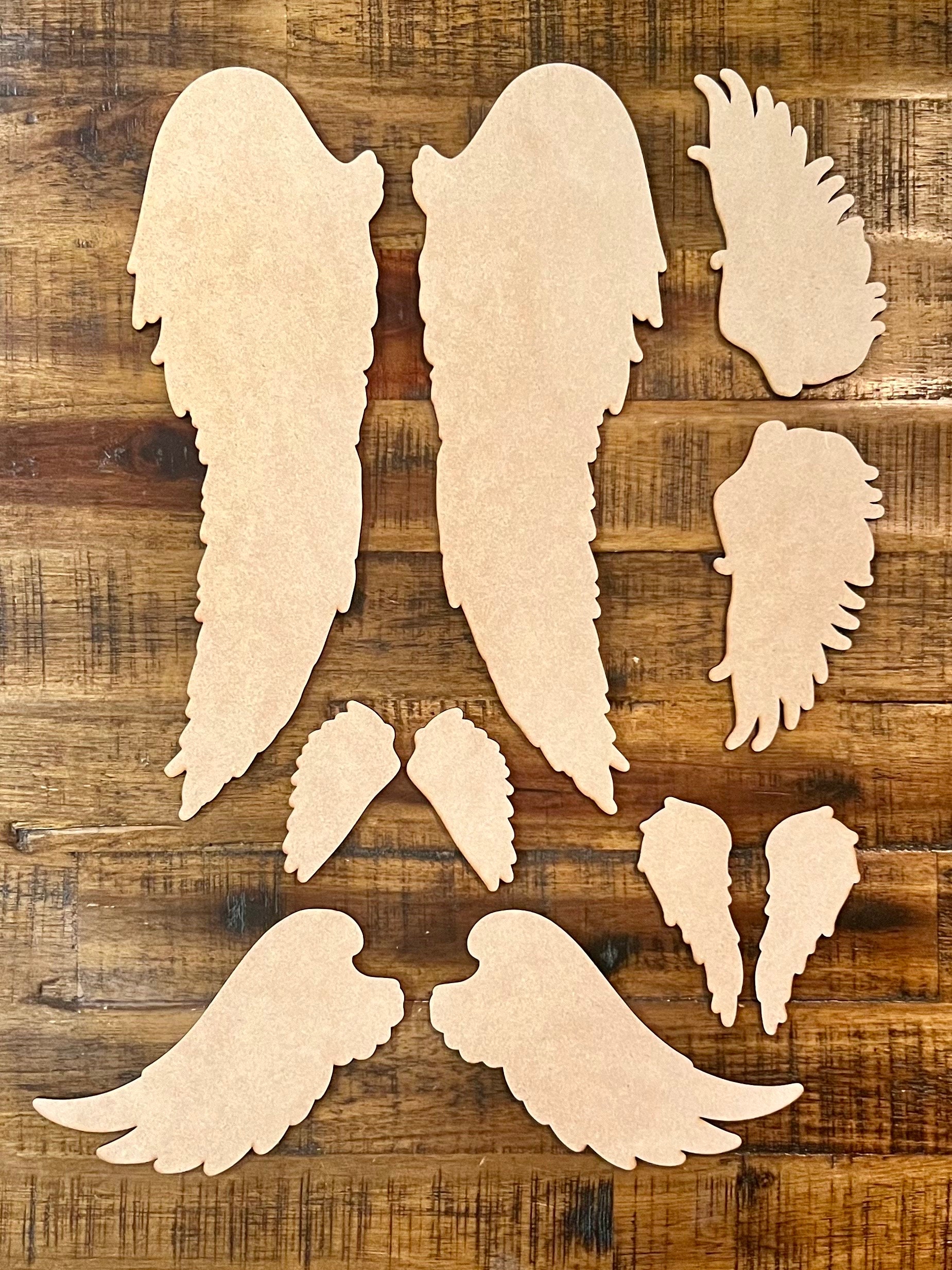 Angel Wing Cutouts | Wing Laser Cutout - Etsy
