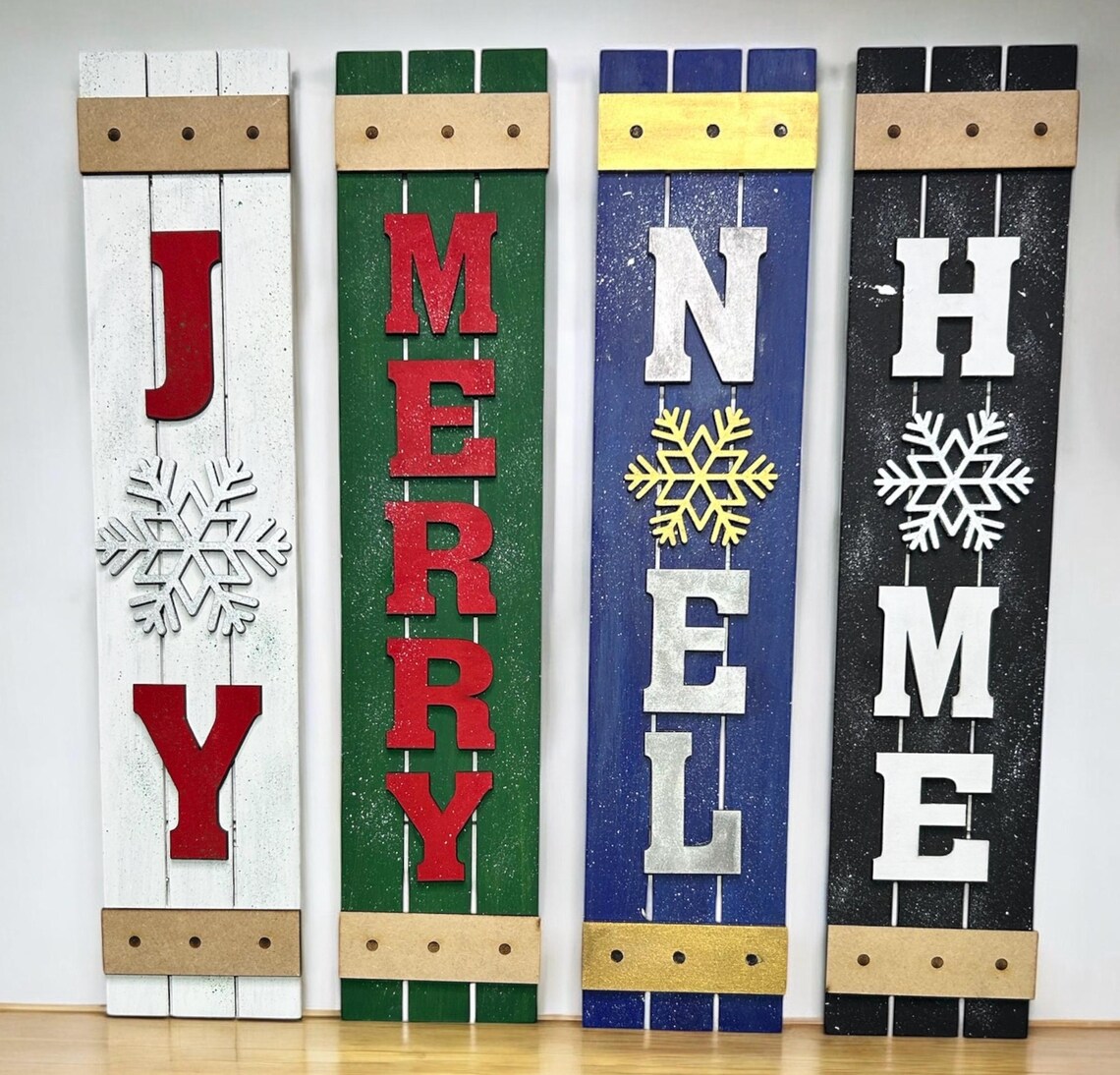 Mini Porch Leaner Joy | Farmhouse Leaner | Christmas Porch Leaner - Etsy
