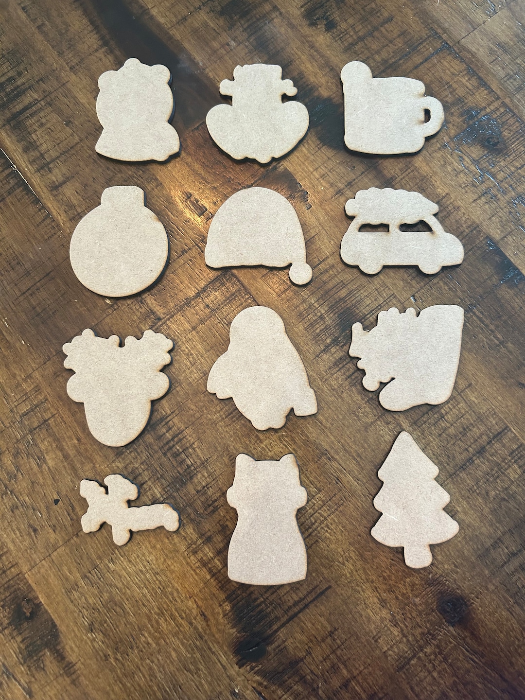 Merry & Bright Minis | Mini Cutouts | Snowman | Present | Santa ...