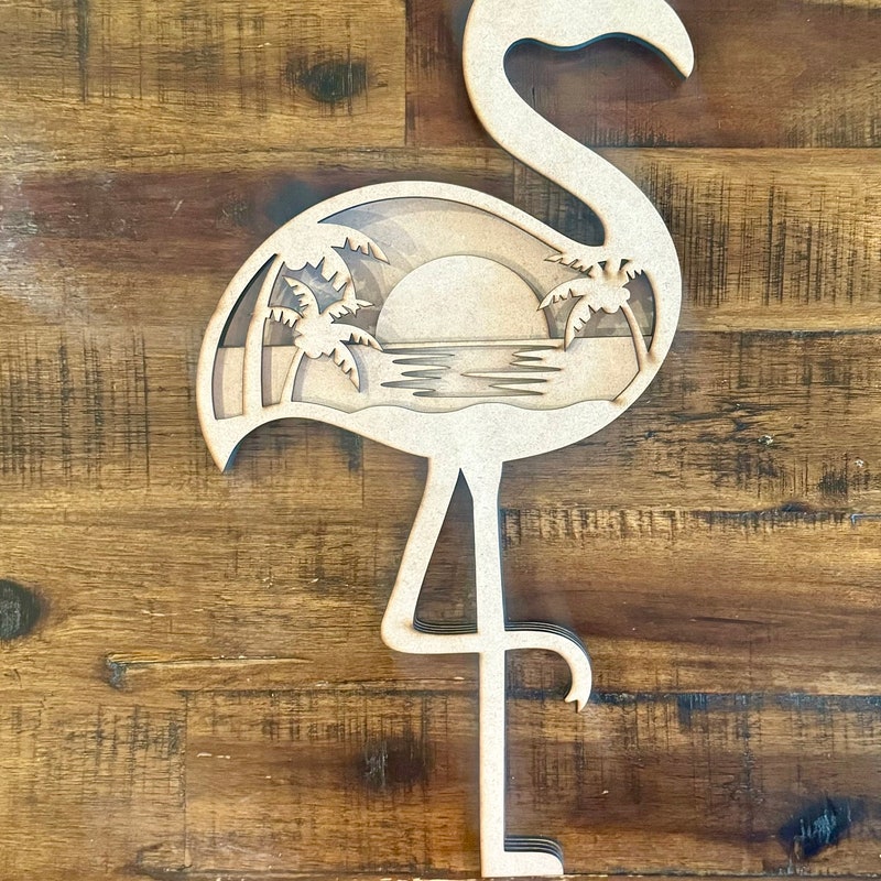 Wood Flamingo - Etsy