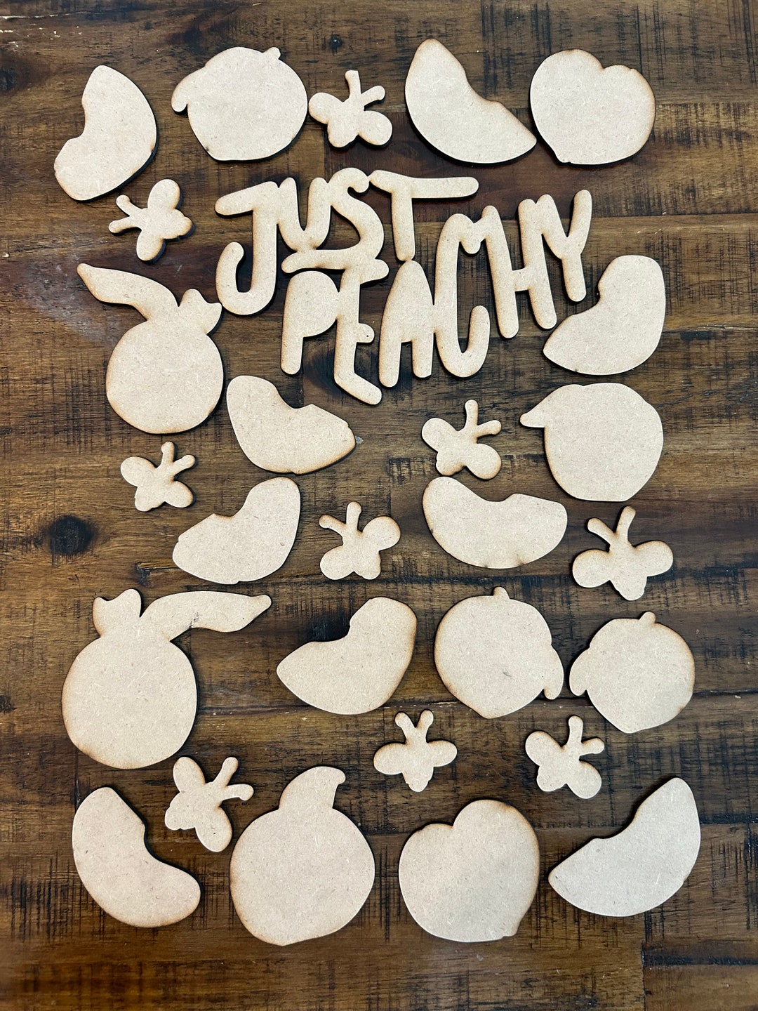 Just Peachy | Peach Cutouts | Bee Cutouts - Etsy