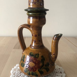 Samovar Théière En Céramique Vintage Poterie Rustique De Transylvanie ...